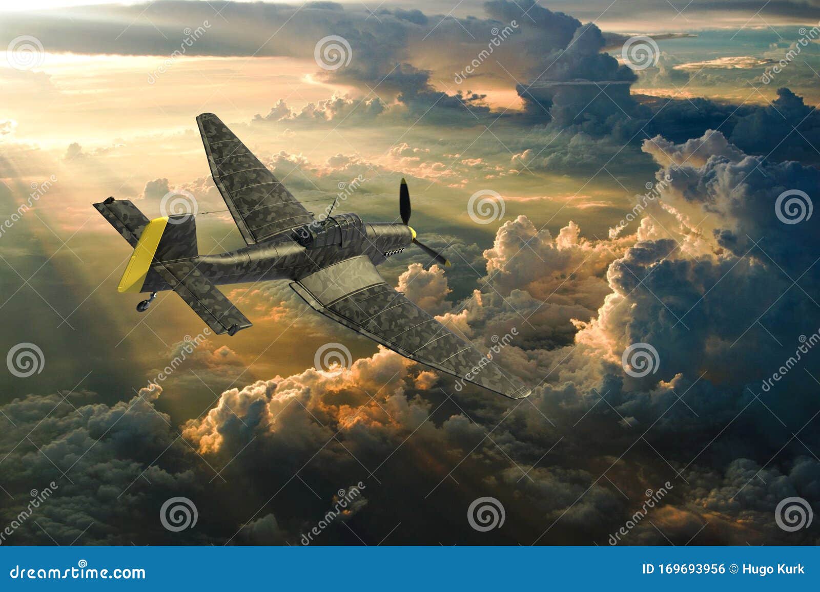 Junkers Ju 87B Stuka. Vector Drawing Of WW2 German Dive Bomber And ...