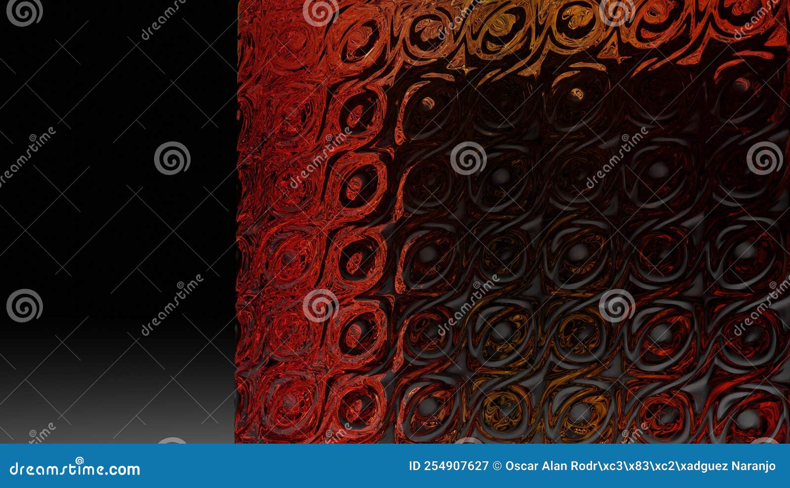 3D Renderings. 3D High Quality Render. a Crystal Pattern on an Abstract ...