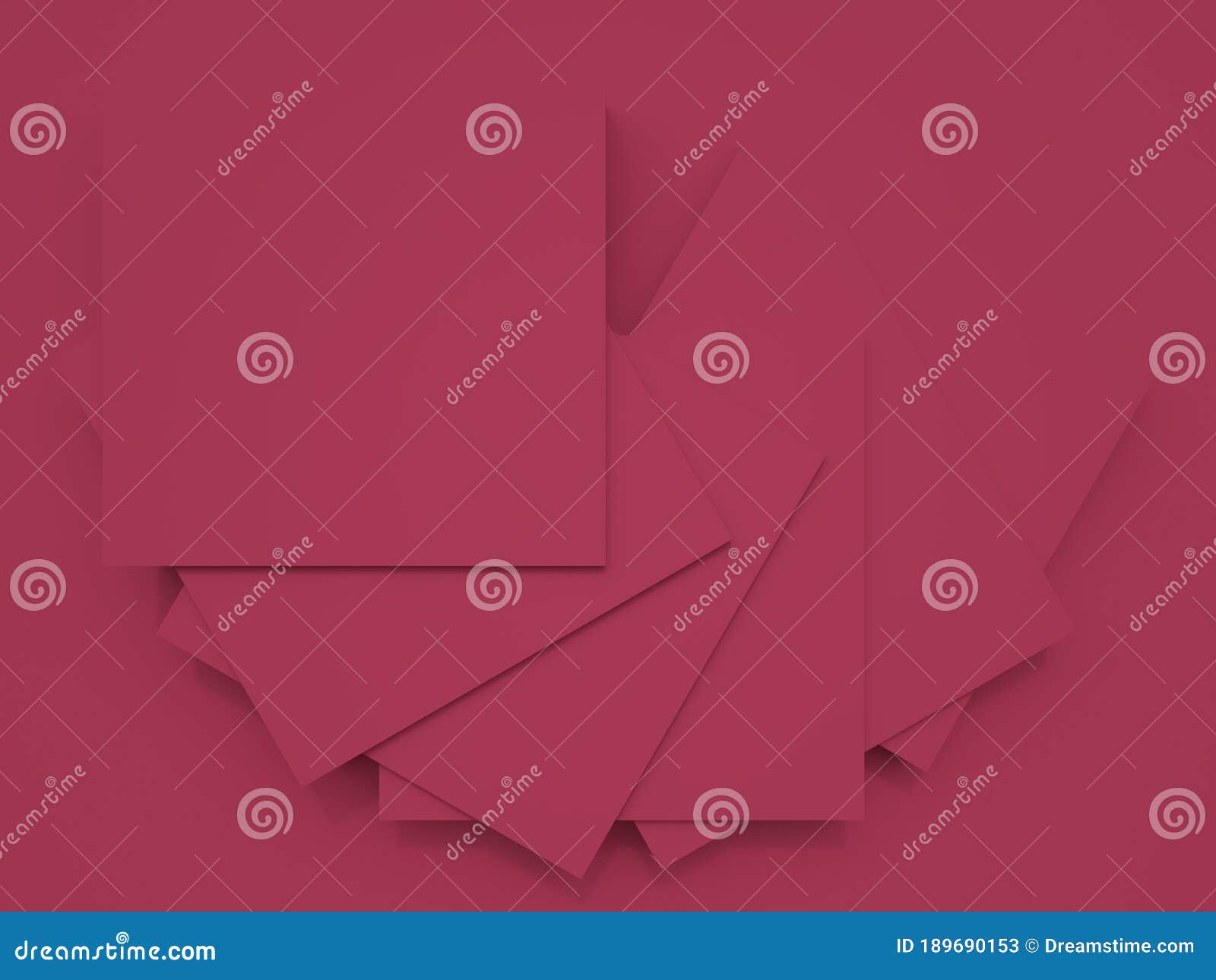 Modern Abstract Geometric Shape in Red Background Stock Illustration ...