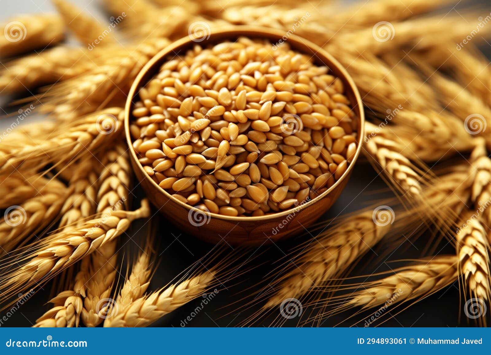 A 3D Representation of a Grain, Highlighting Its Visual Intricacies ...