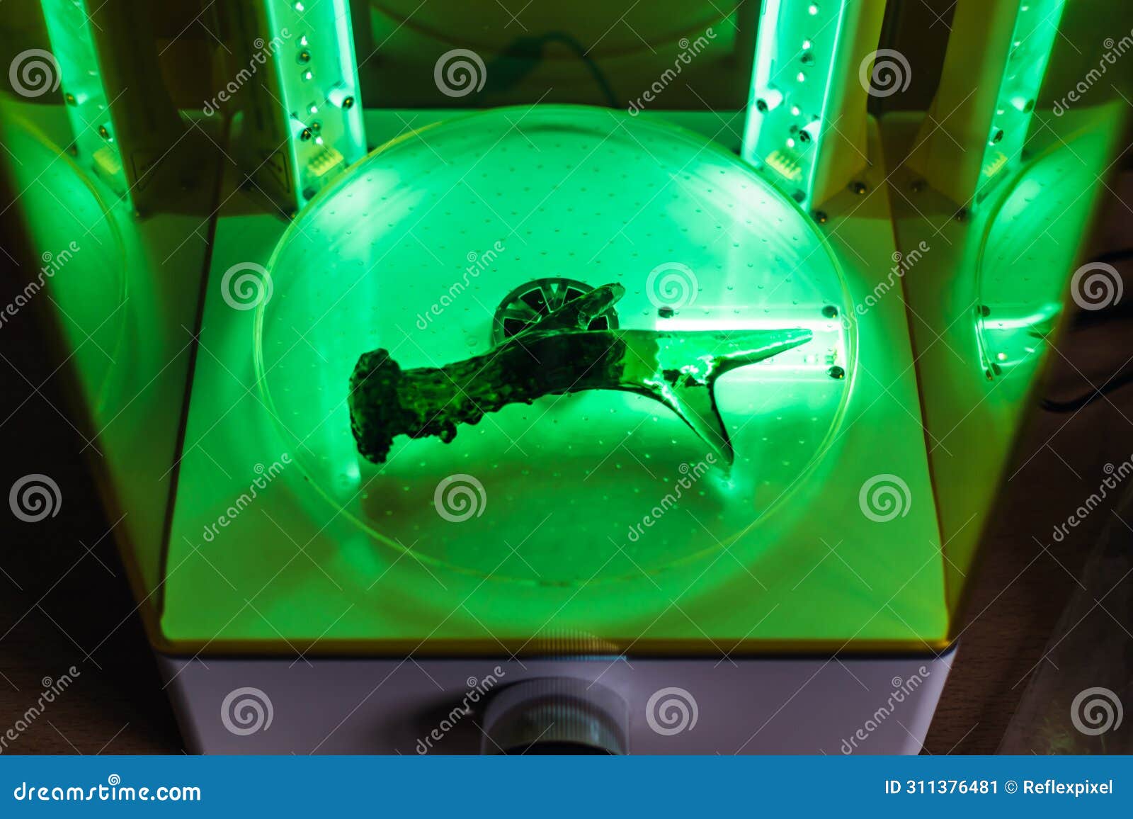 3d Resin Printing of a Deer Antler Turning in a Cure Machine Using UV ...