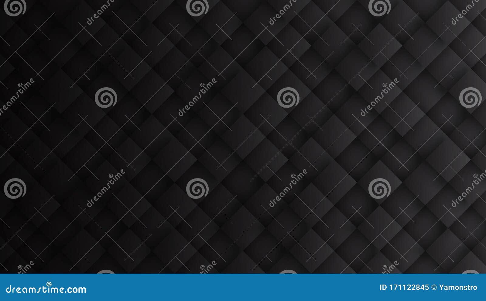 3D Rhombus Blocks Grid Pattern Conceptual Technology Dark Background ...
