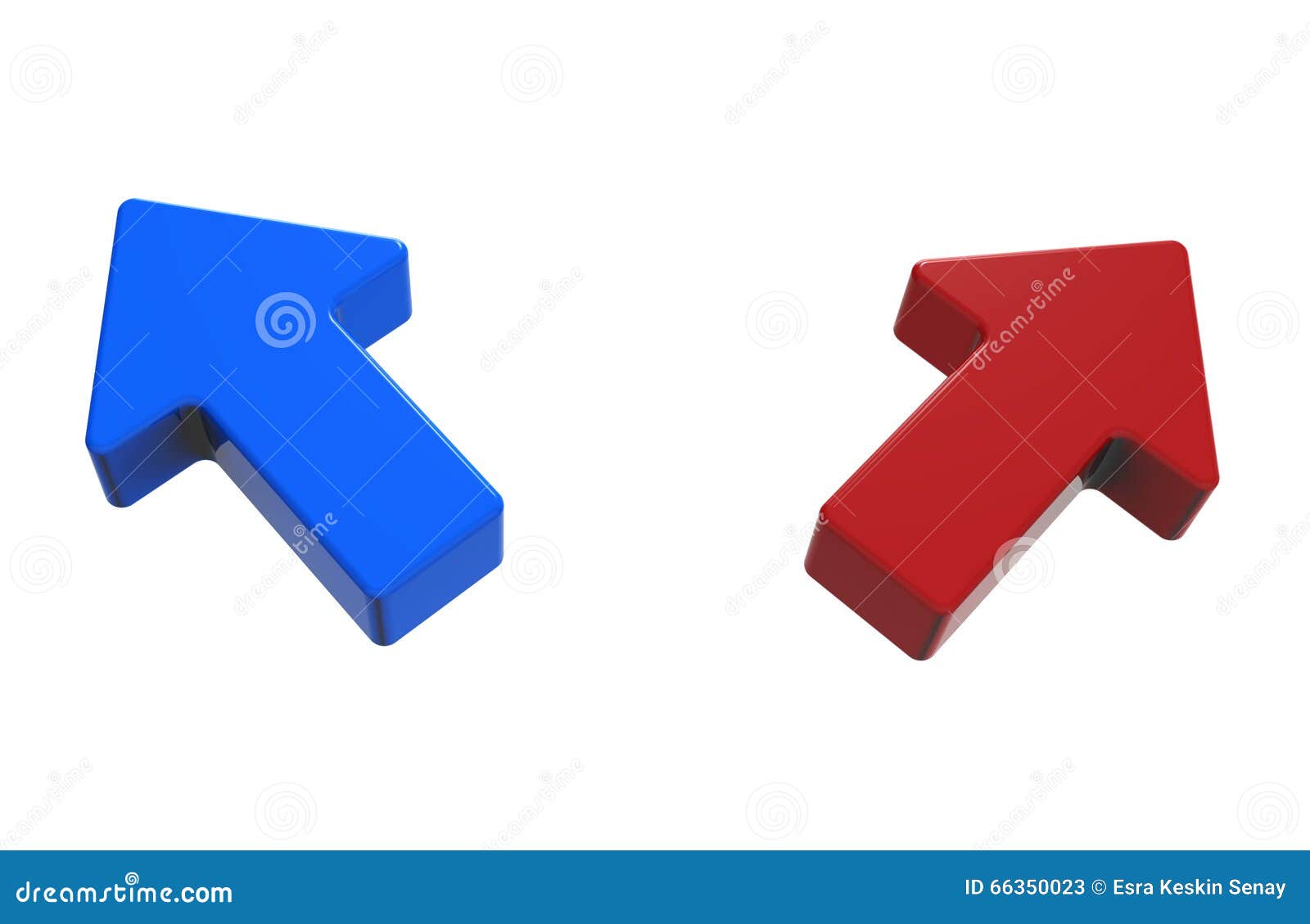 3d right and left arrow stock illustration. Illustration of exchange ...
