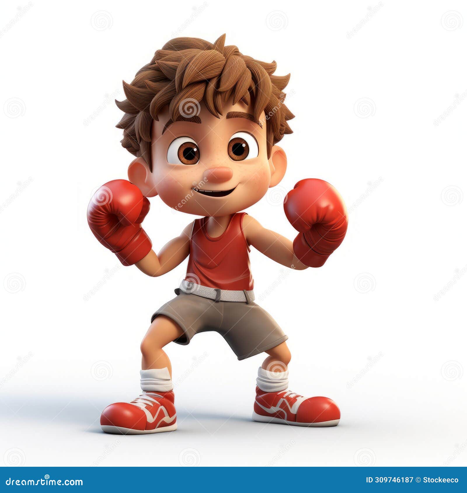 Riley 3d Render Plastic Cartoon Character Full Body Suit Stock ...