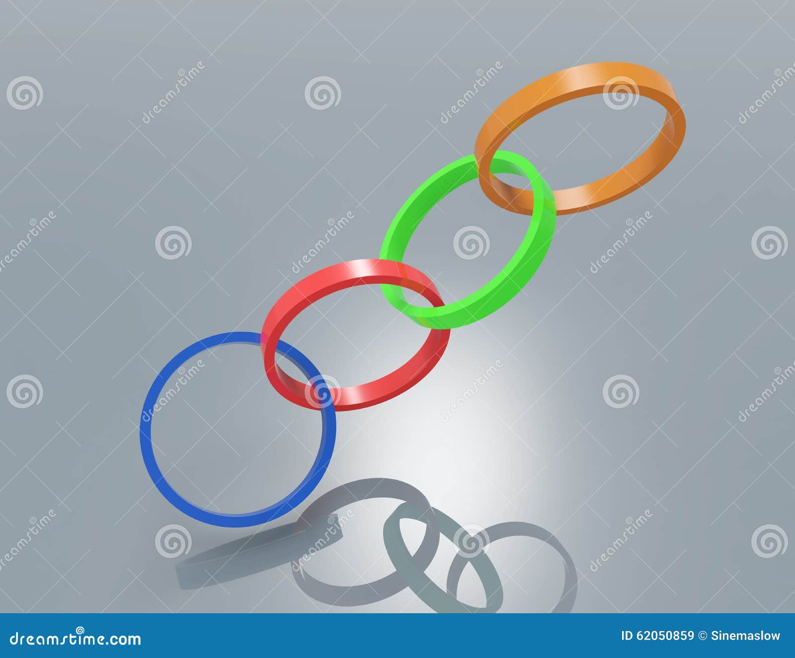 3d rings, logo design stock illustration. Illustration of cursor - 62050859