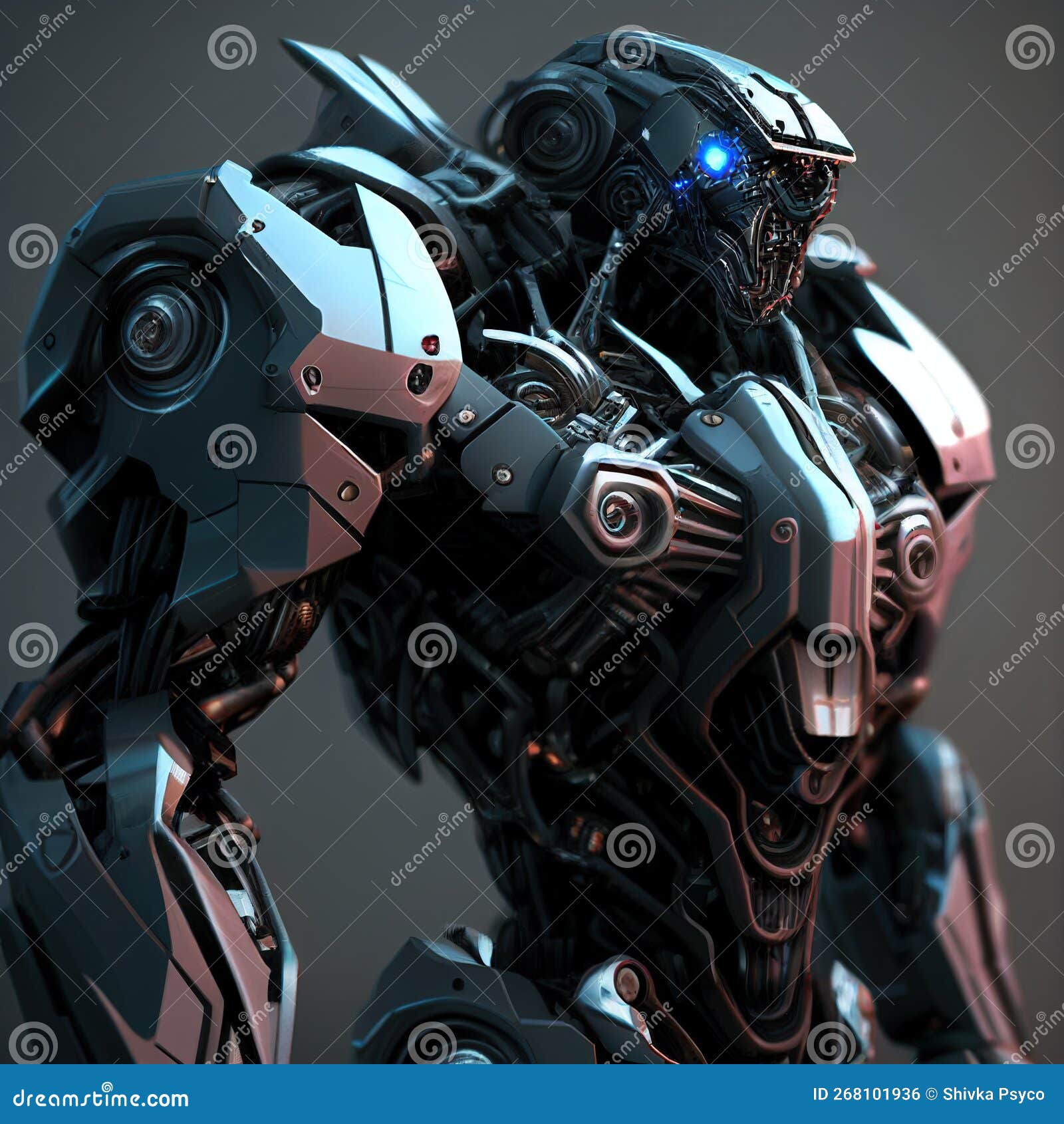 3D Robot ,future Process Futuristic Industry Engineering Generative Ai ...