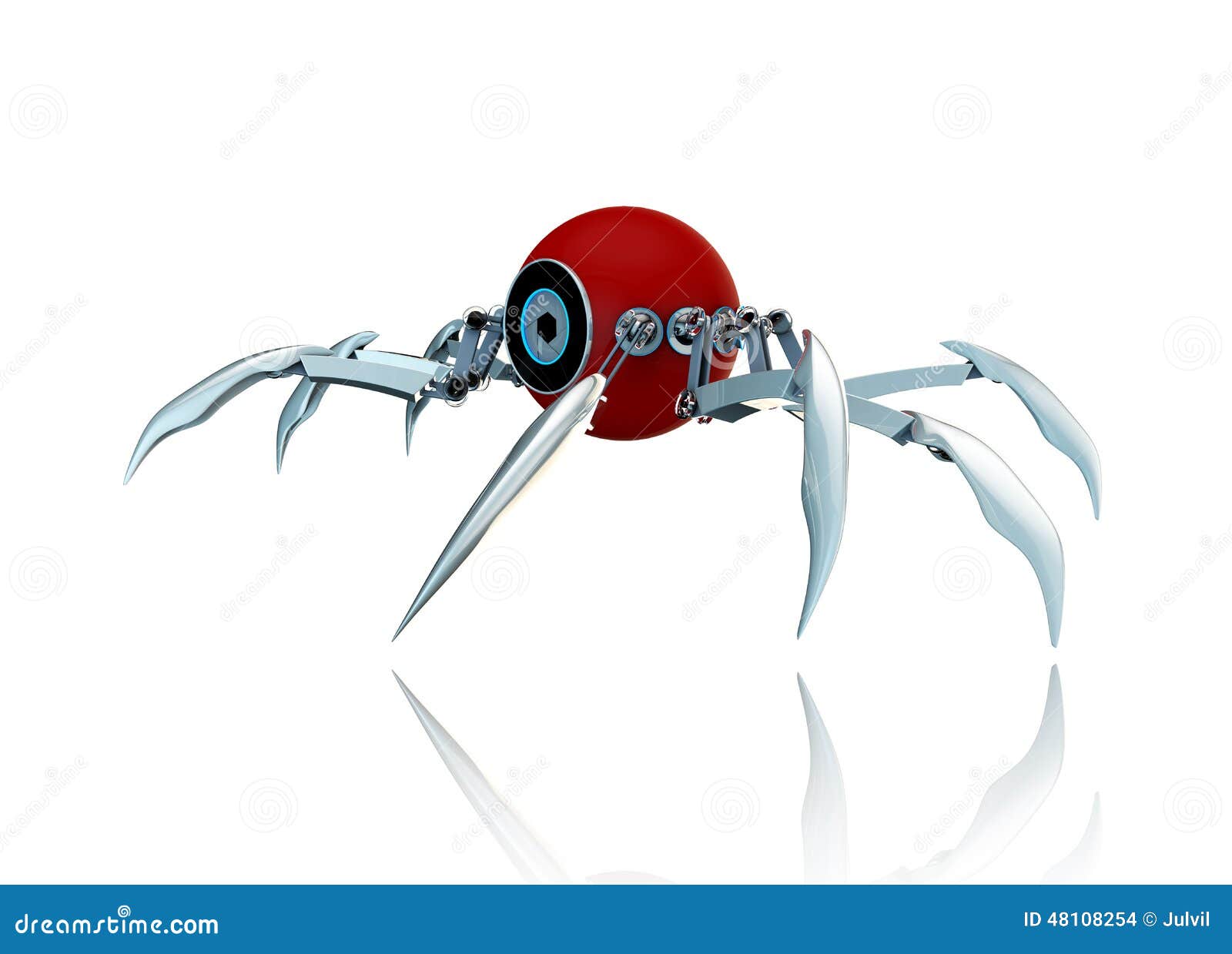 Robot Spider Terminator Cyborg Cartoon Vector | CartoonDealer.com ...