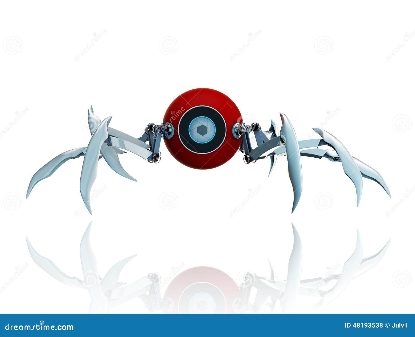 Robot Spider Terminator Cyborg Cartoon Vector | CartoonDealer.com ...