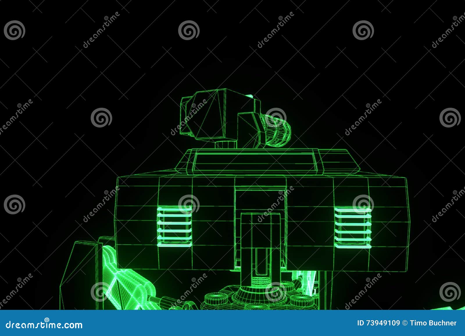 Robot Tank Cartoon Vector | CartoonDealer.com #142643743