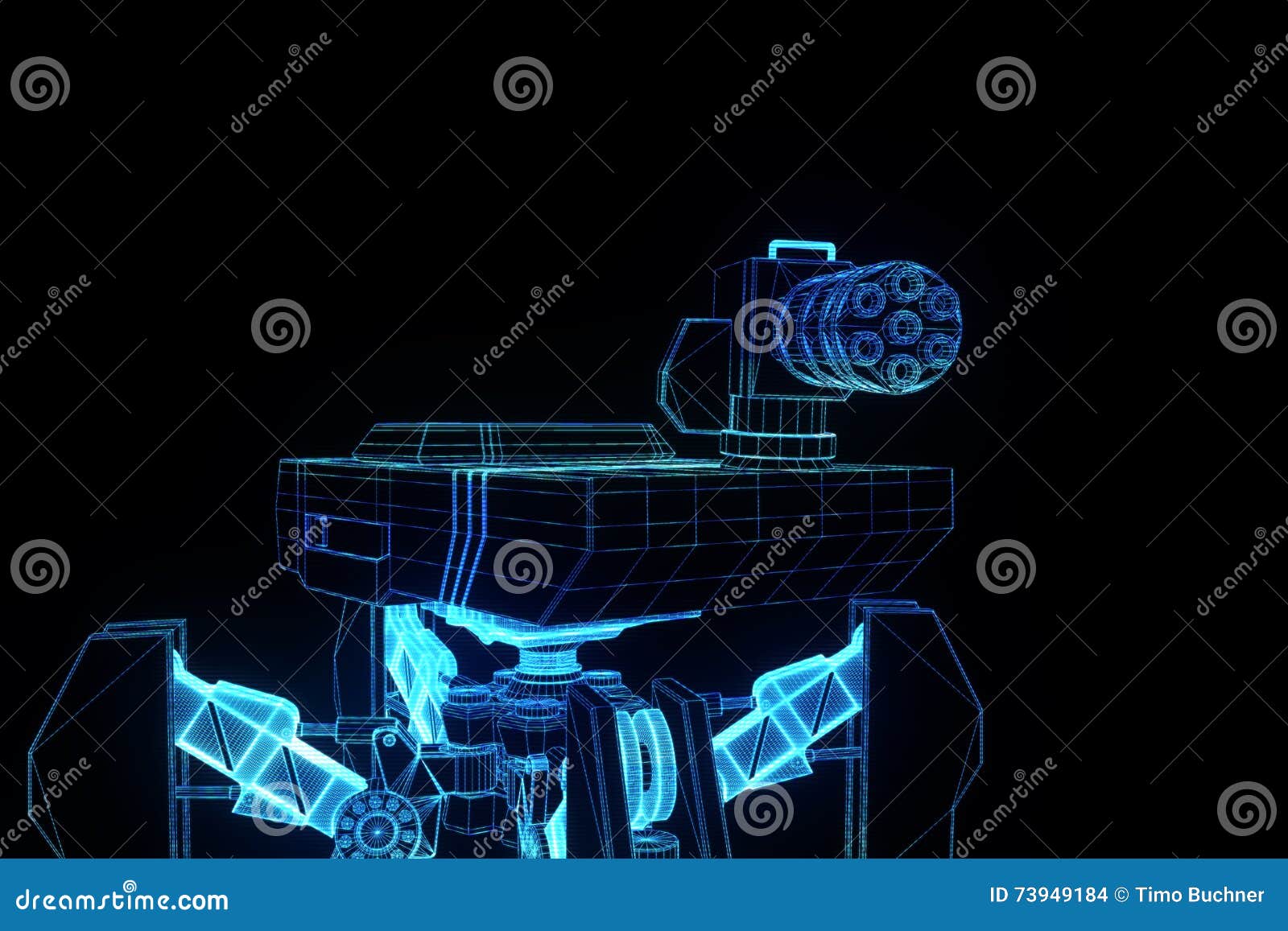 Robot Tank Cartoon Vector | CartoonDealer.com #142643743