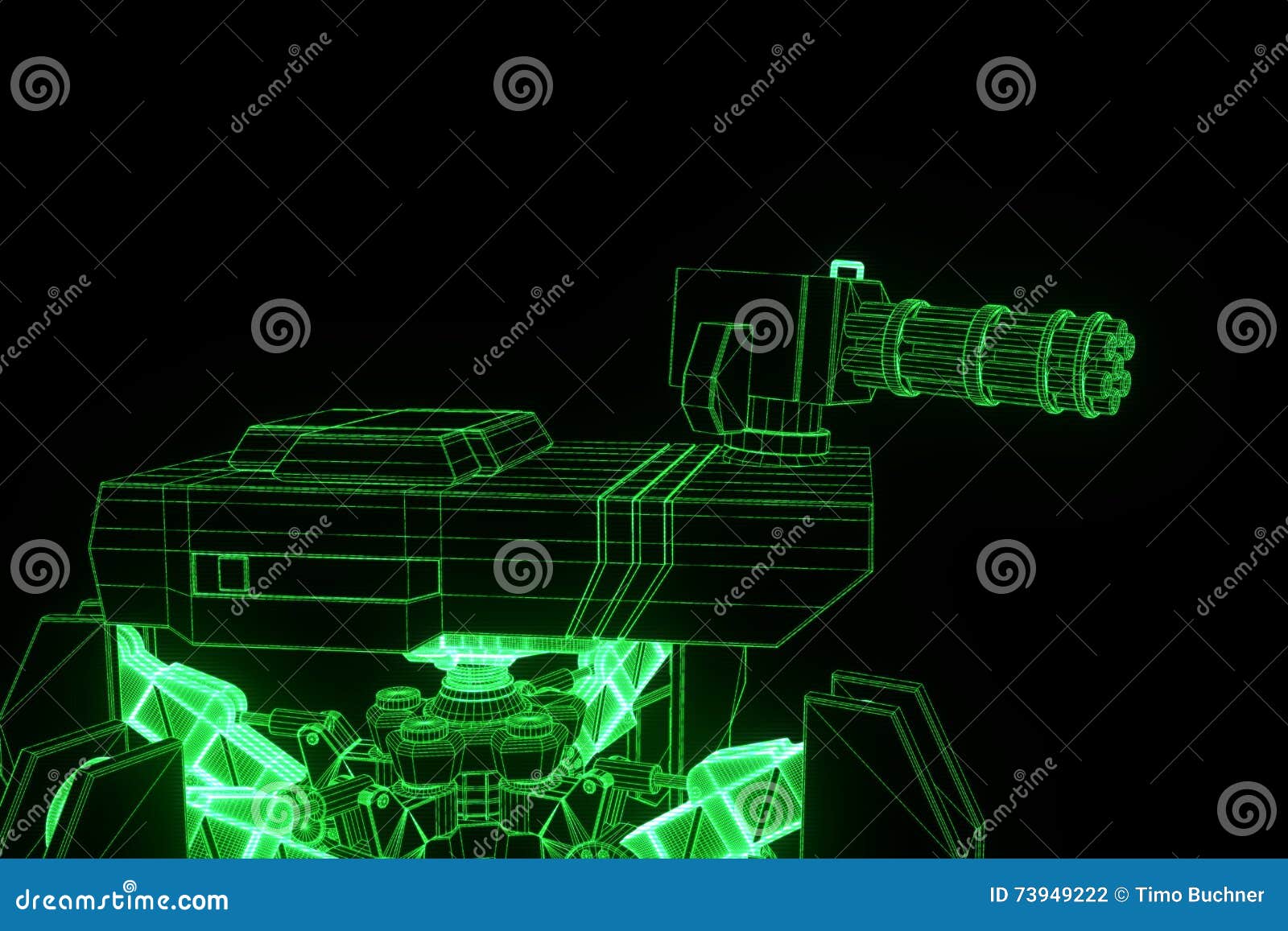 Robot Tank Cartoon Vector | CartoonDealer.com #142643743