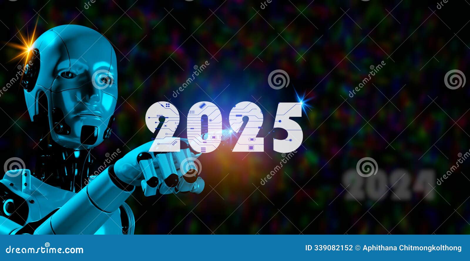 3d Robotic Render Touching 2025 on Circuit Diagram Start Artificial ...