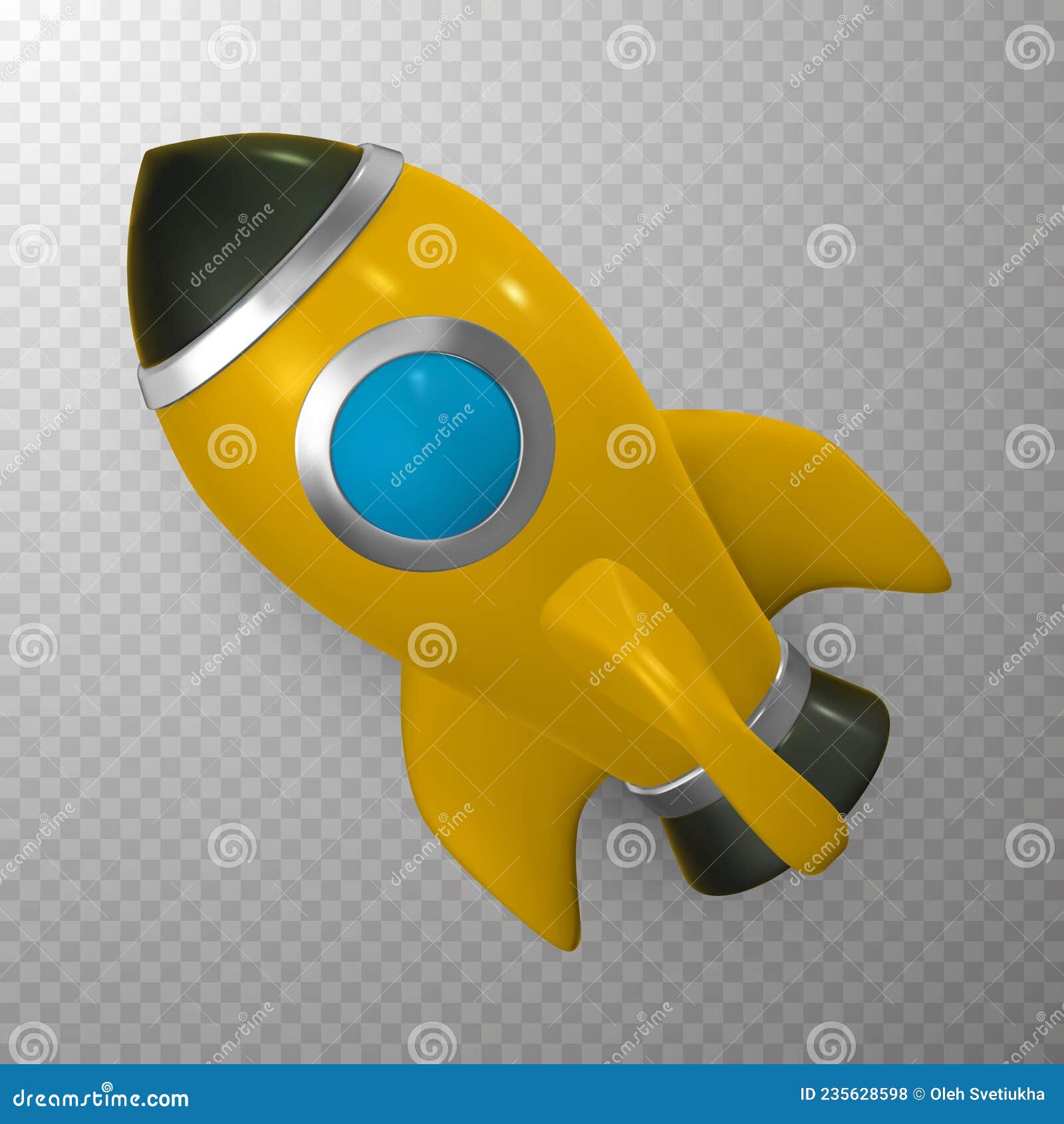 3d Rocket Spaceship Render and Draw by Mesh. Realistic Modern Digital ...
