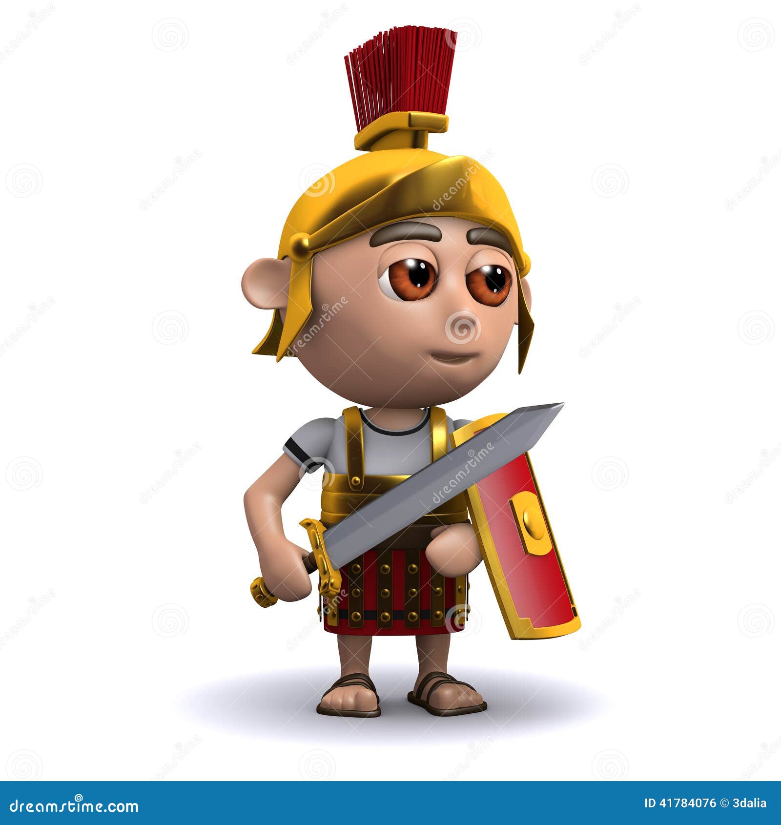 3d Roman Soldier Sword Drawn Stock Illustration - Illustration of ...