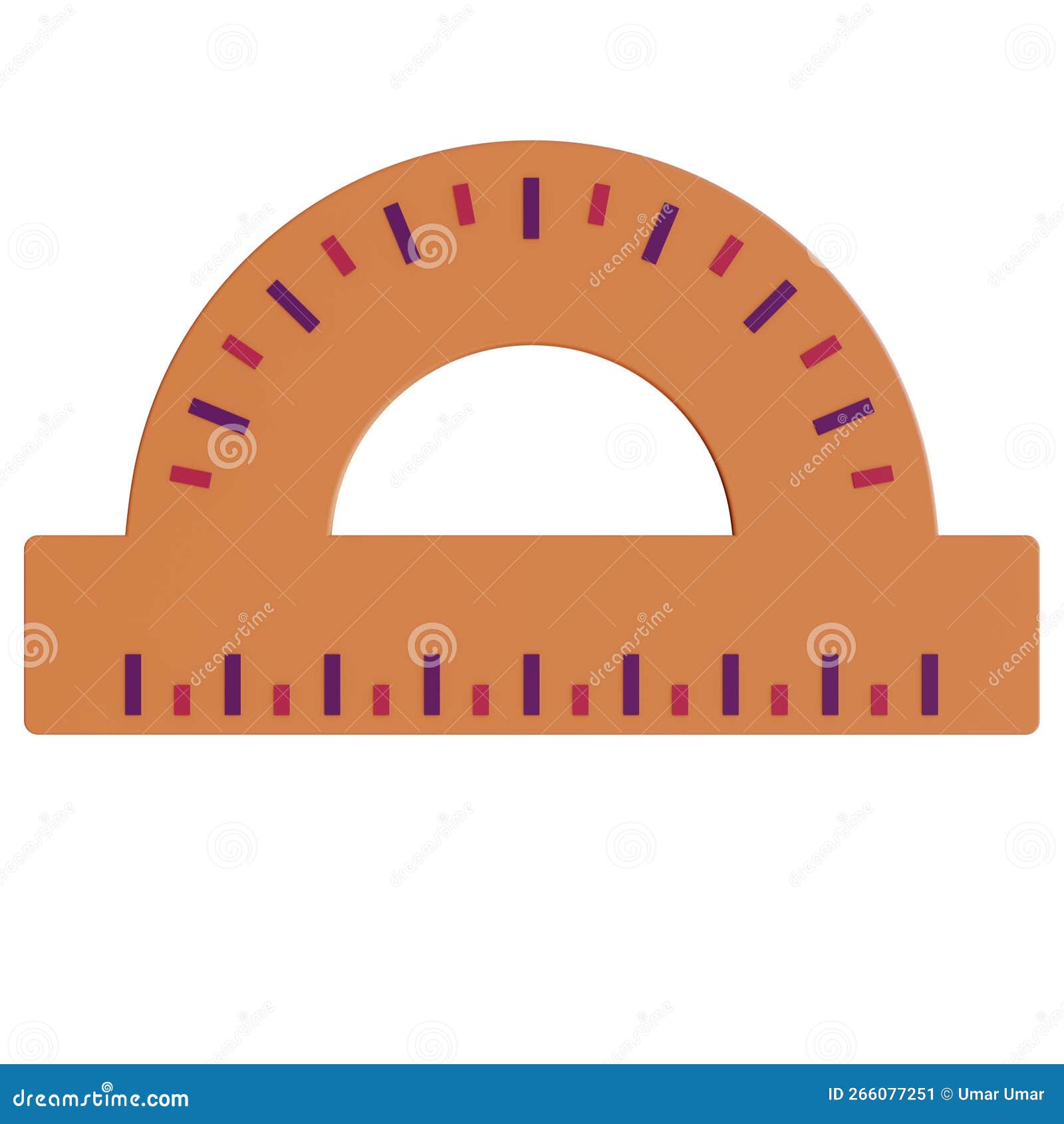 3d Ruler Icon stock illustration. Illustration of line - 266077251