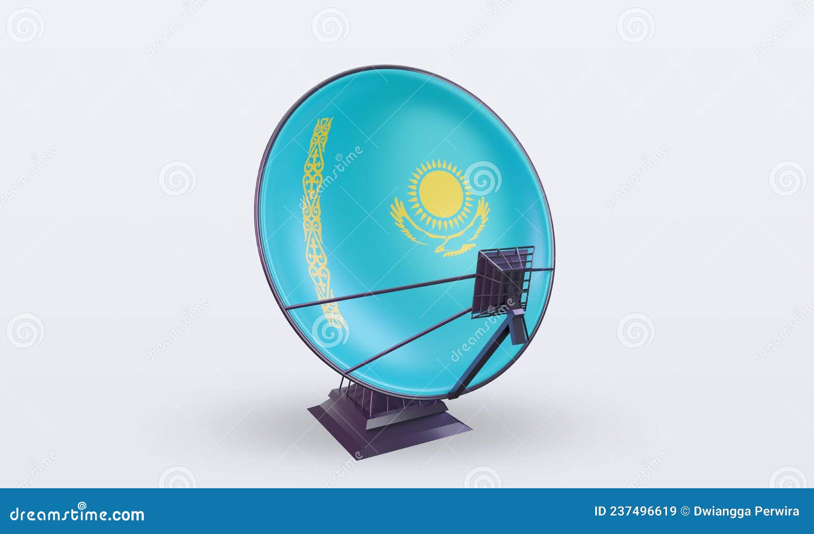 3d Satellite Kazakhstan Flag Rendering Front View Stock Illustration ... 3d Satellite Kazakhstan Flag Rendering Front View Stock Illustration ...