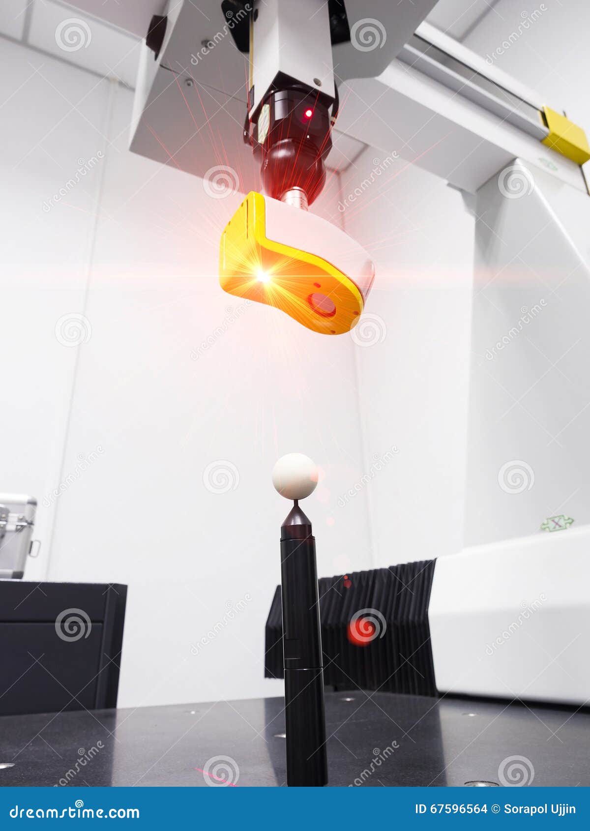 3D Scan Laser Scane for High Accuracy Automotive Parts Stock Photo ...