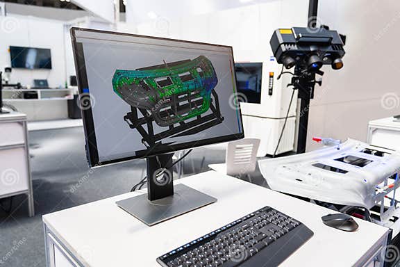 3D Scanner for Reverse Engineering Stock Photo - Image of device, laser ...