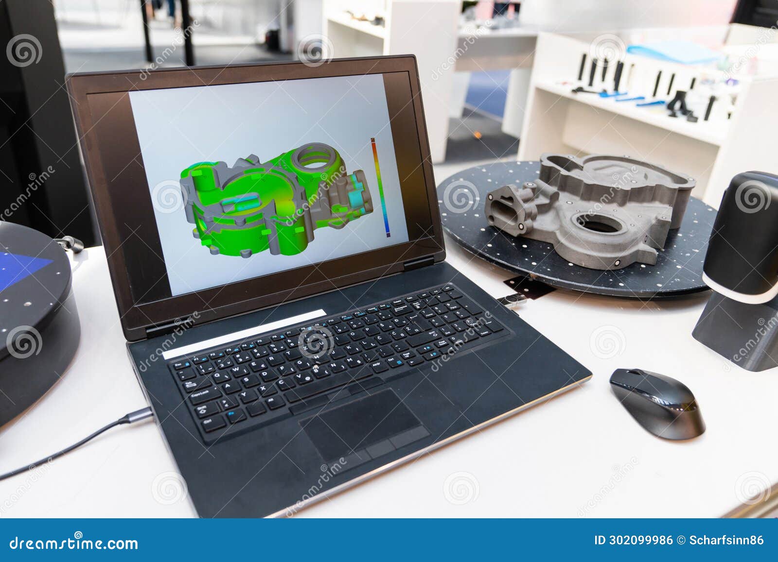 3D Scanner for Reverse Engineering Stock Photo - Image of stereoscopic ...