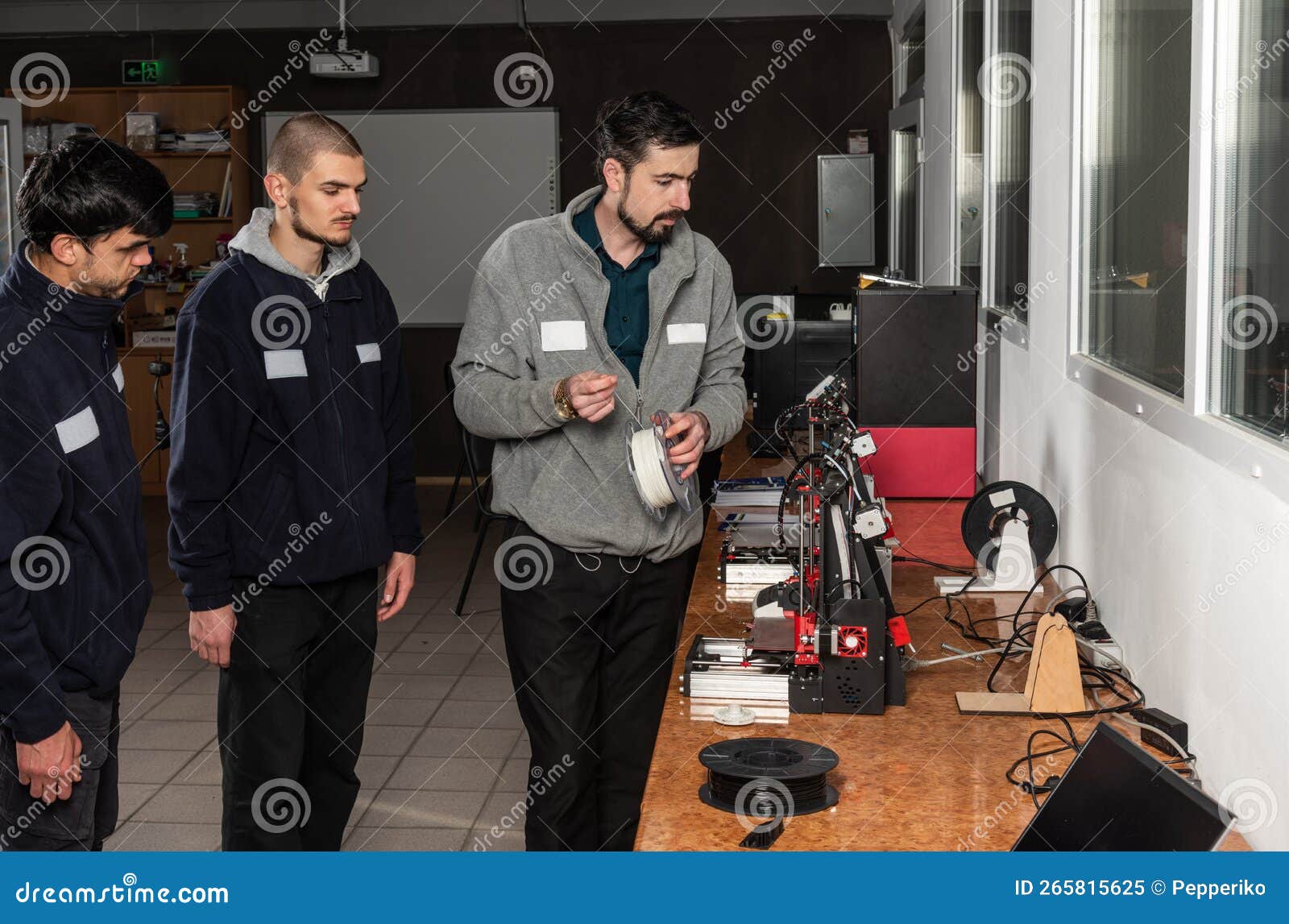 3D Scanning and Printing Training Class Stock Image - Image of ...