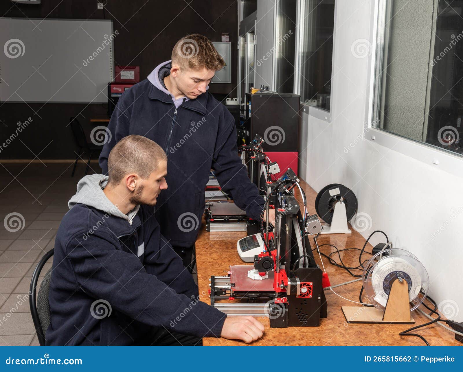 3D Scanning and Printing Training Class Stock Photo - Image of class ...