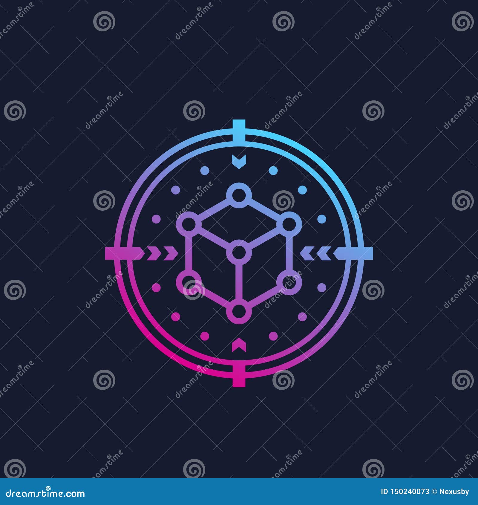 3d Scanning System Vector Trendy Icon Stock Vector - Illustration of ...