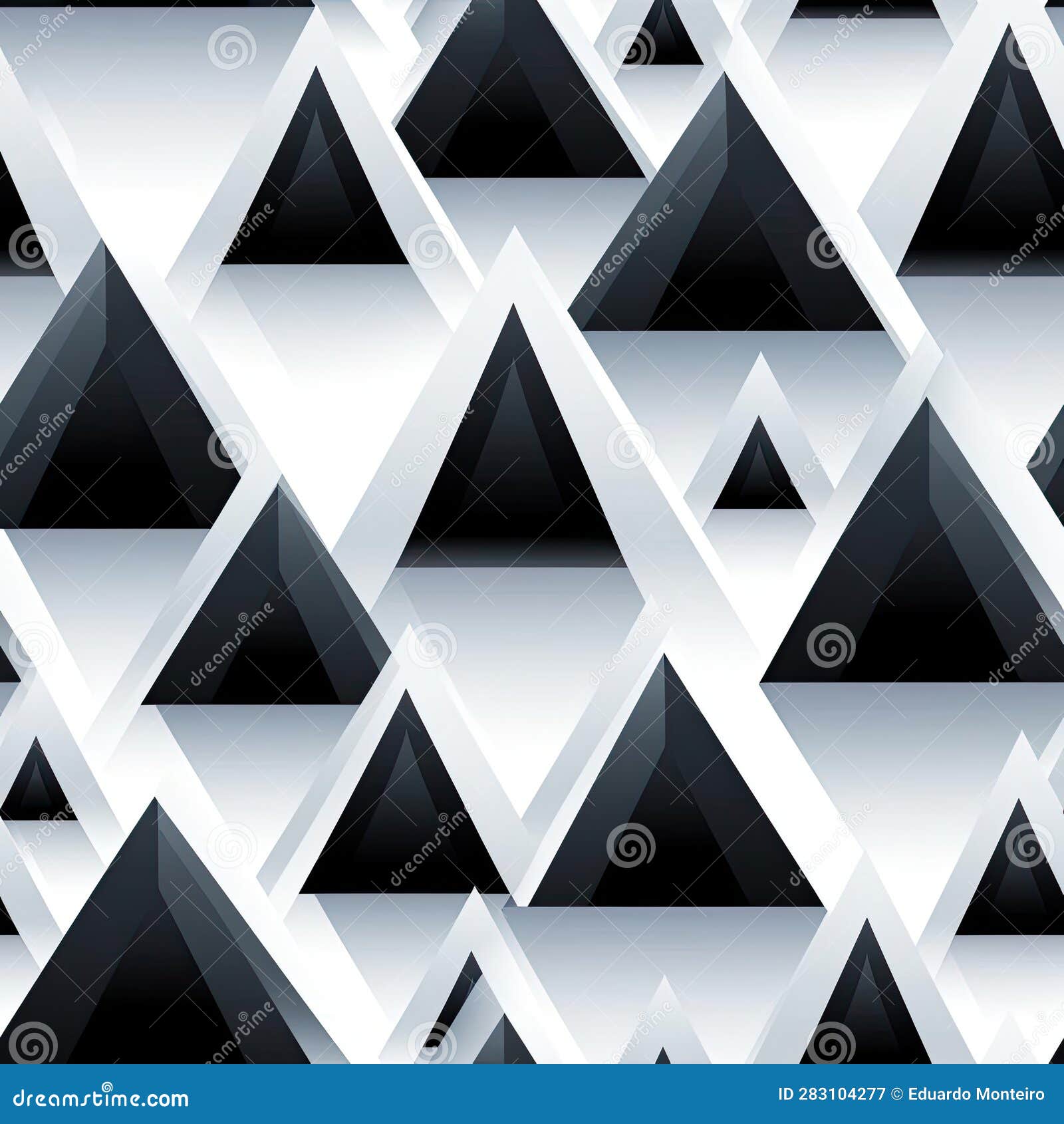3D Seamless Pattern of Large Triangles with High-contrast Shading ...