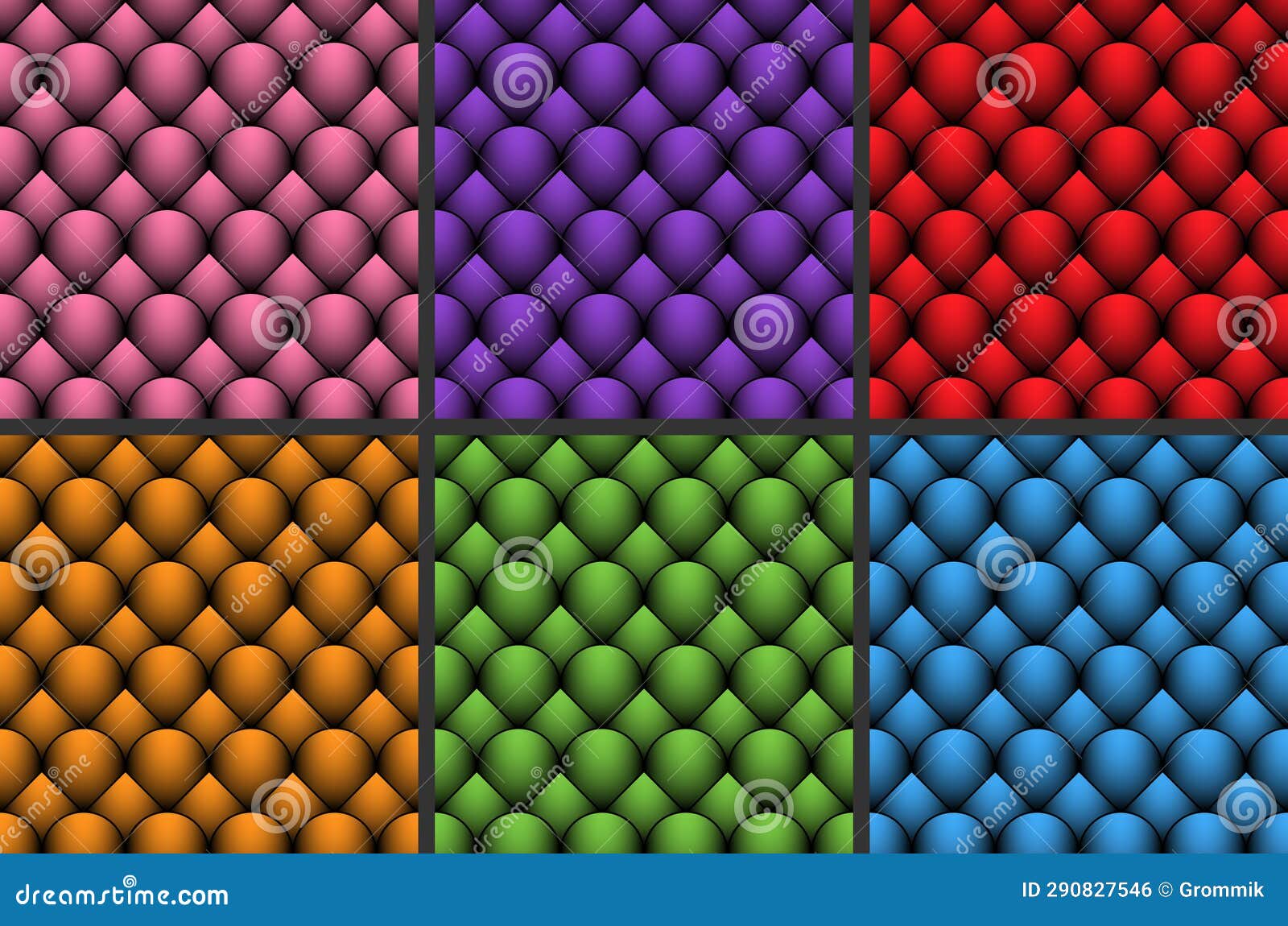 3D Seamless Pattern. a Three-dimensional Composition of Colored ...