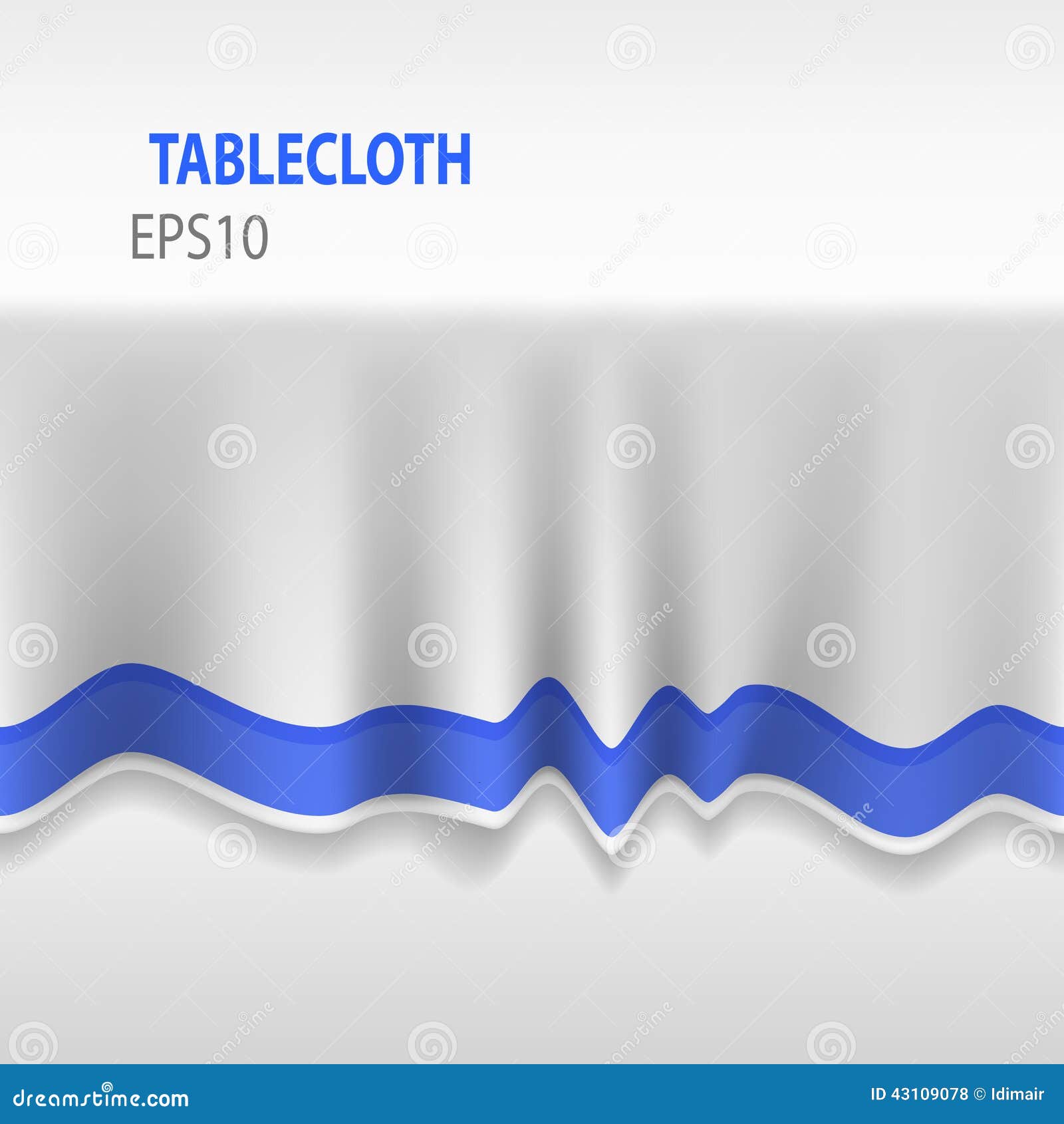 3d Seamless Tablecloth. Vector Stock Vector - Illustration of cover ...