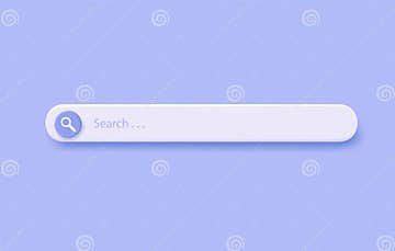 3D search bar. stock vector. Illustration of icon, vector - 237122210