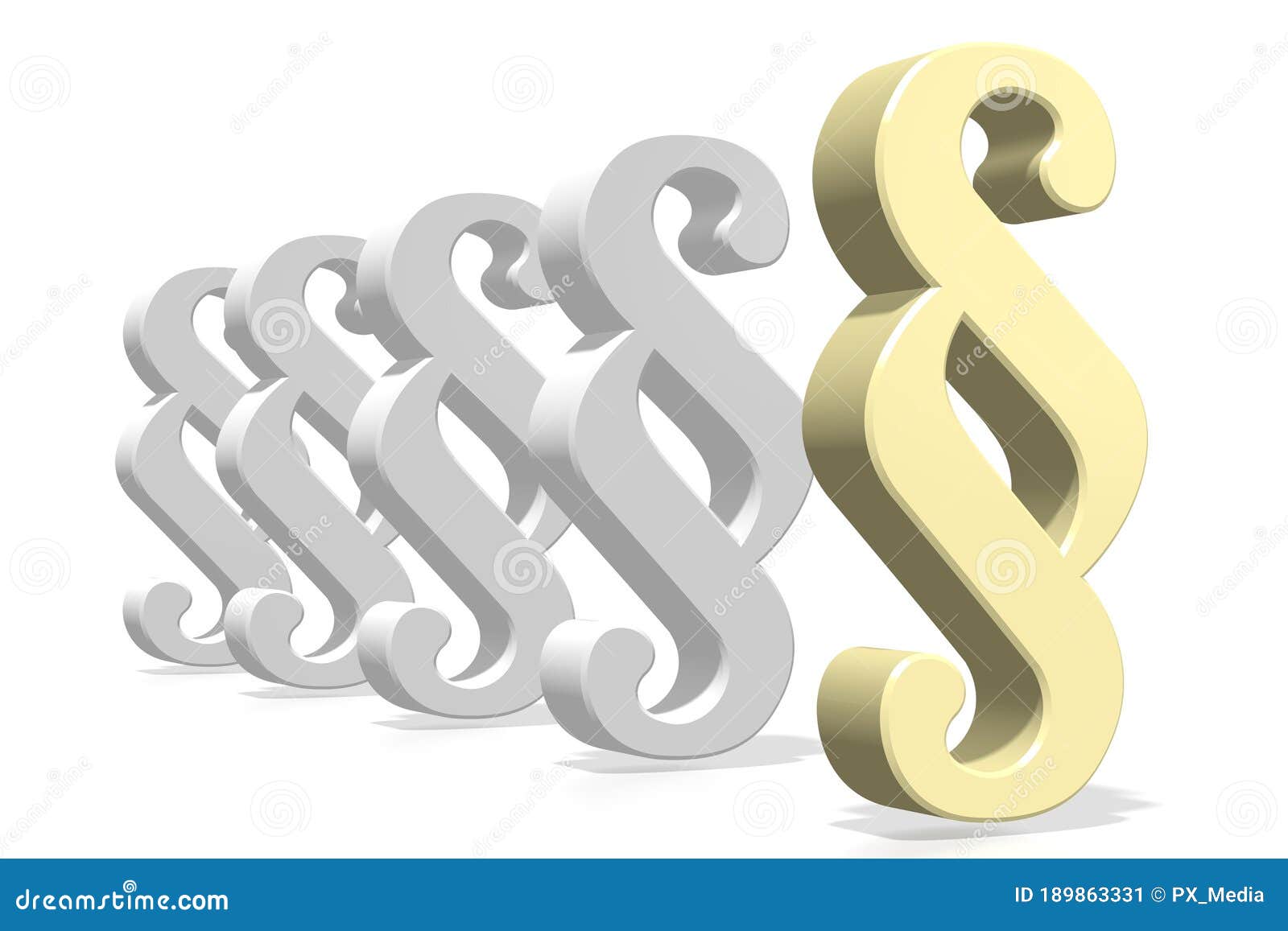 Section Signs Random Seamless Pattern. Vector Paragraph Marks ...