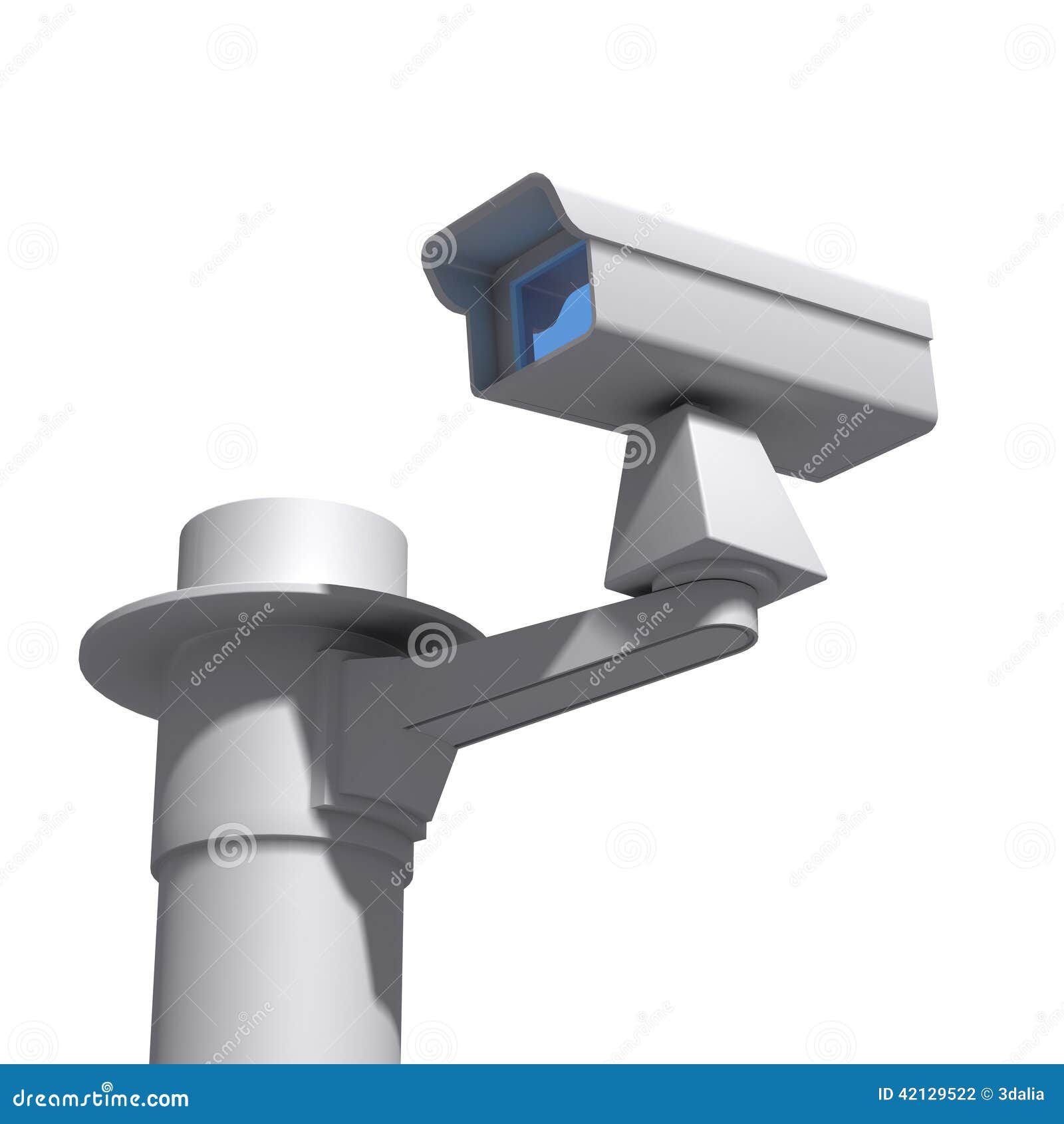 3d Security camera stock illustration. Illustration of look - 42129522
