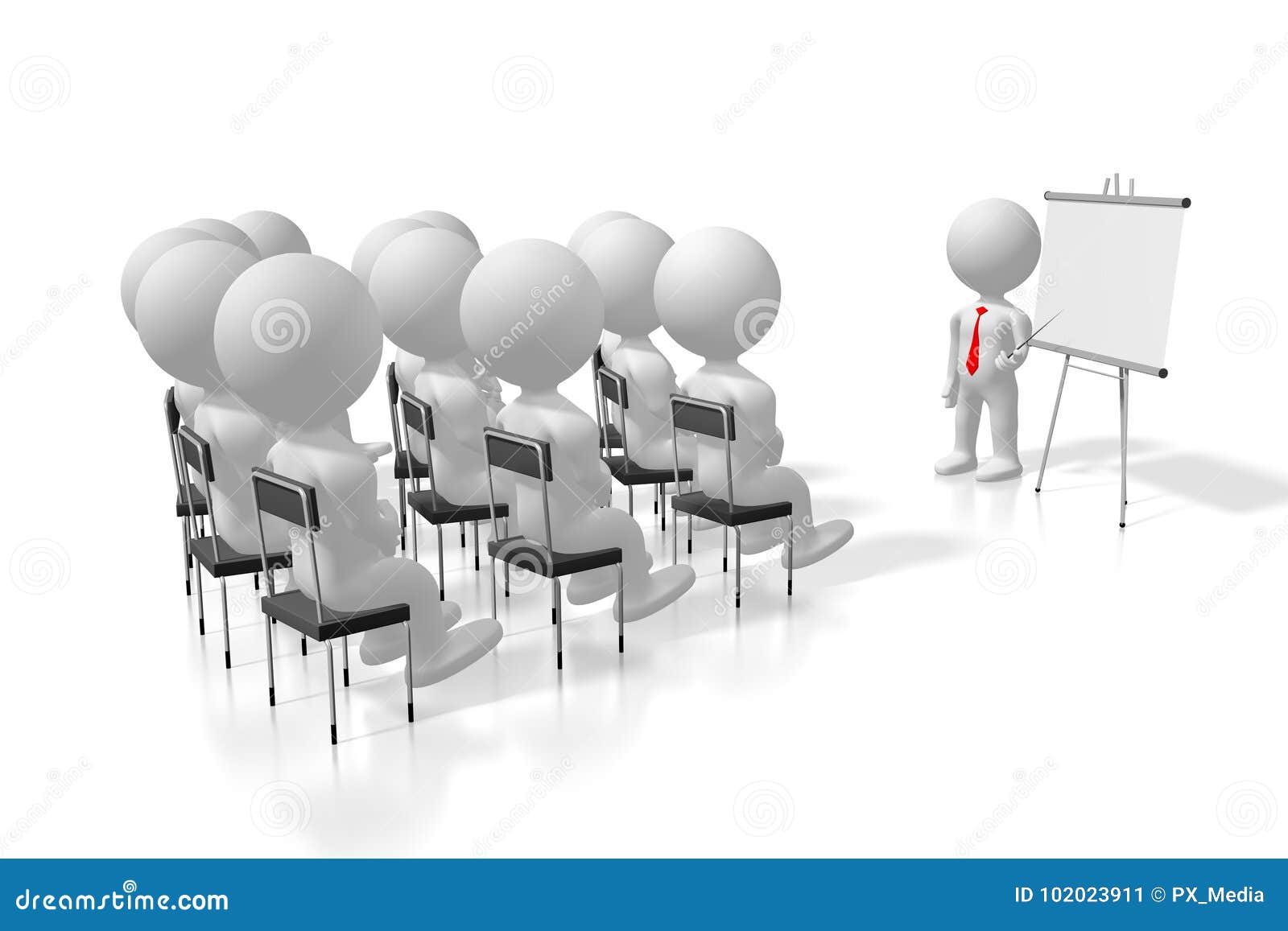 3D Seminar/ Training/ Case Study/ Conference Concept Stock Illustration ...