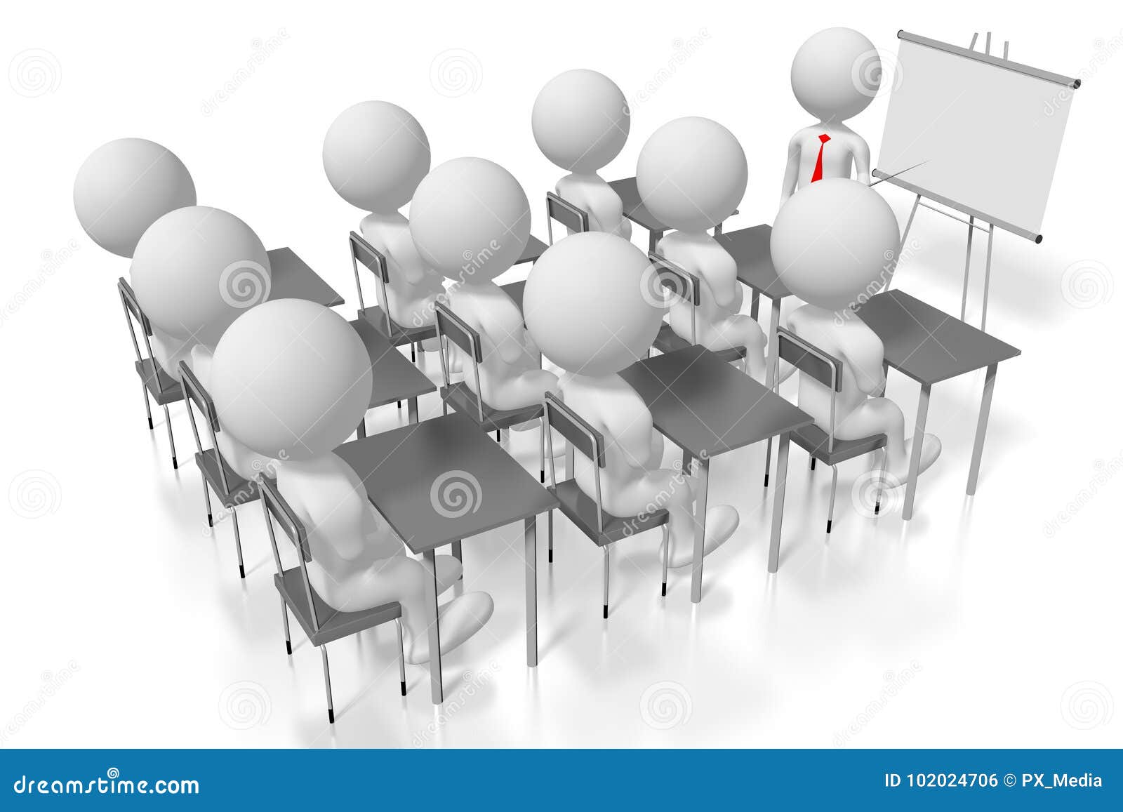 3D Seminar/ Training/ Case Study/ Conference Concept Stock Illustration ...