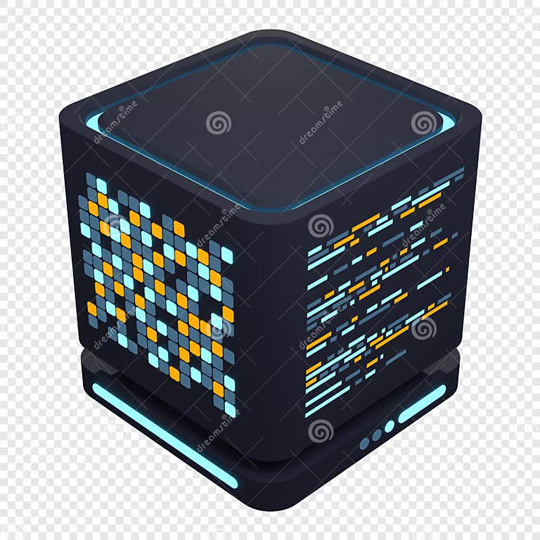 3D Server Icon. Computer Server 3d Render Icon. Cloud Computing Stock ...