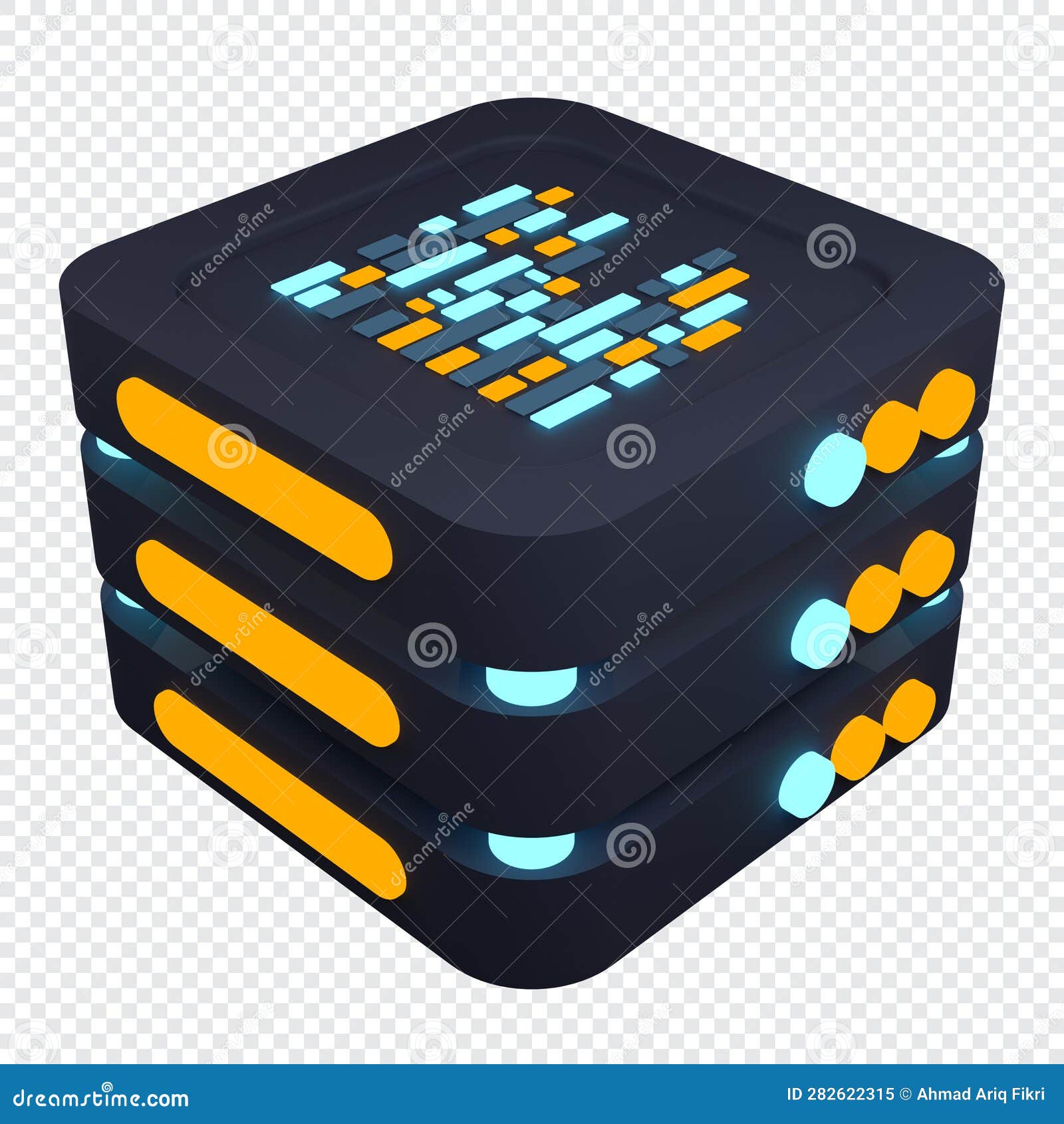 3D Server Icon. Computer Server 3d Render Icon. Cloud Computing Stock ...