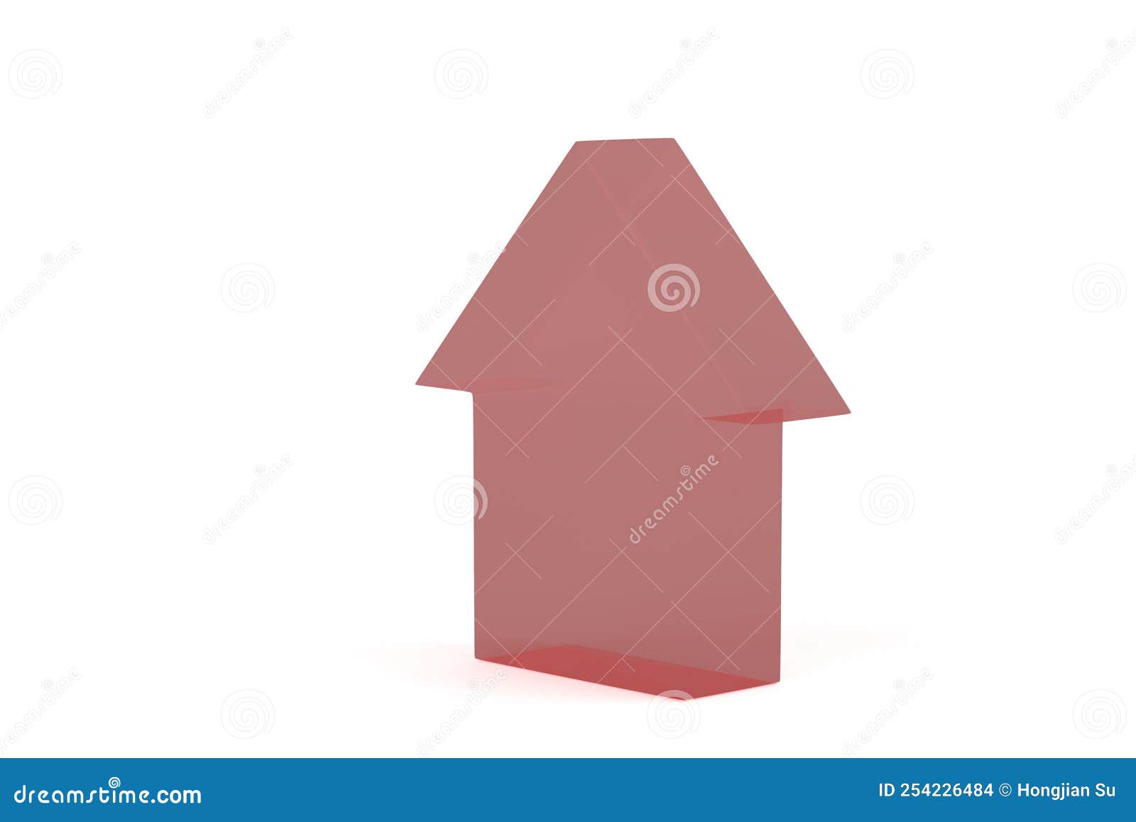 3d Seta Isolada Sobre a Ilustração 3d De Fundo Branco Ilustração Stock ...