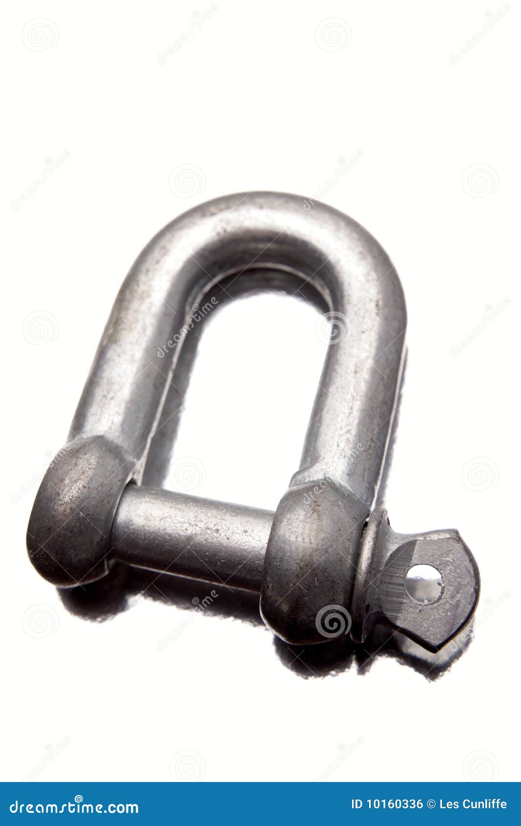 D-shackle stock photo. Image of still, chrome, shackle - 10160336