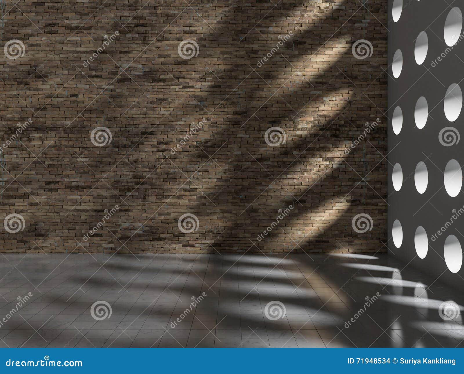 3D Shadow Effect on Wall & Floor Stock Photo - Image of horizontal ...