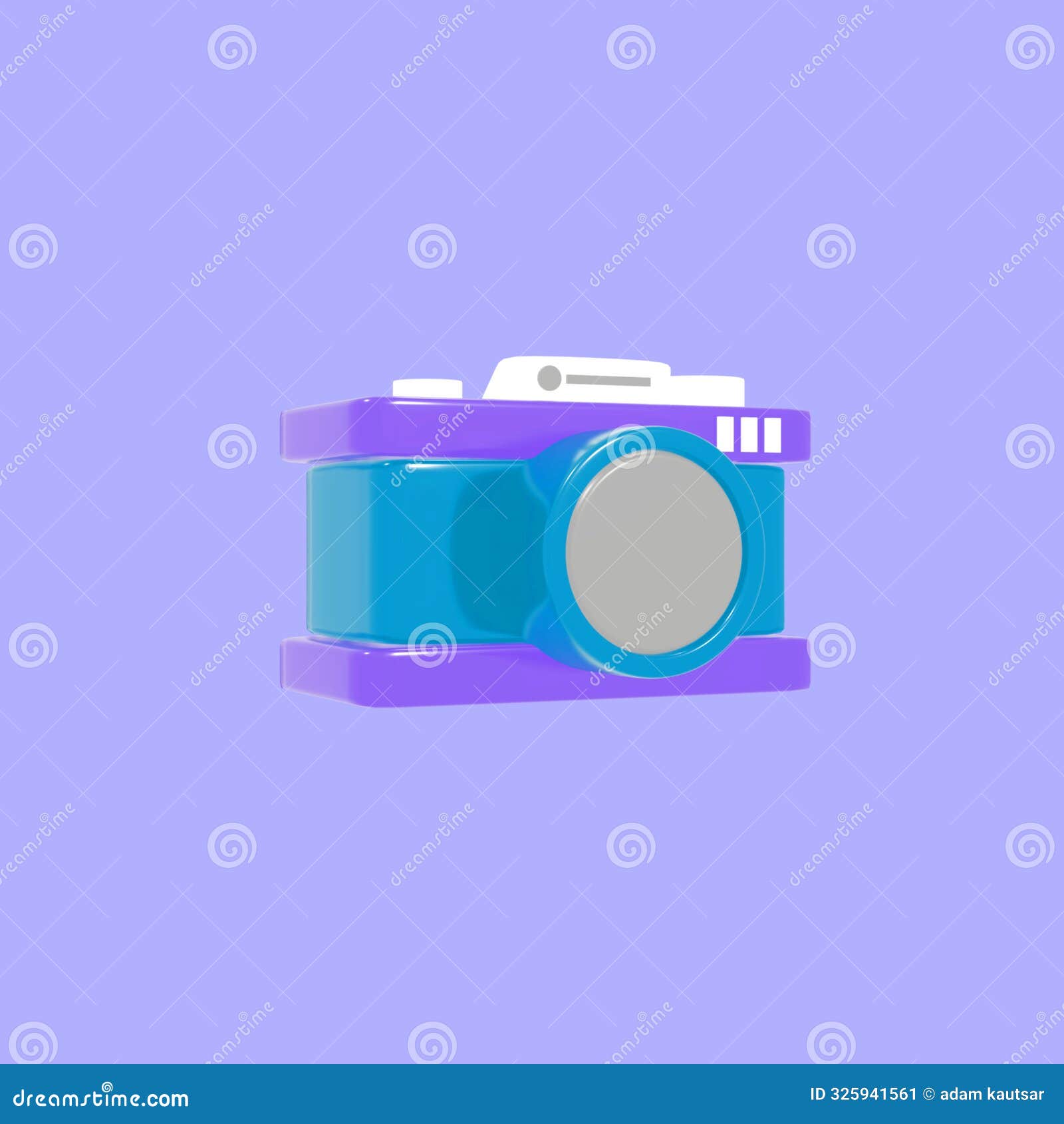 3d Shape of Camera Illustration Stock Illustration - Illustration of ...