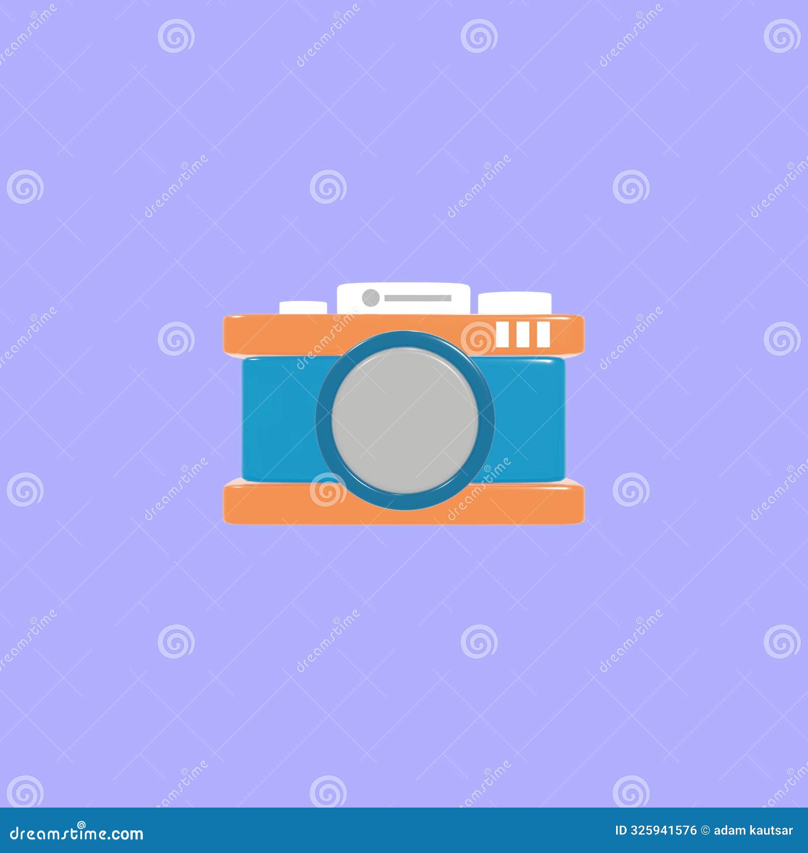 3d Shape of Camera Illustration Stock Illustration - Illustration of ...