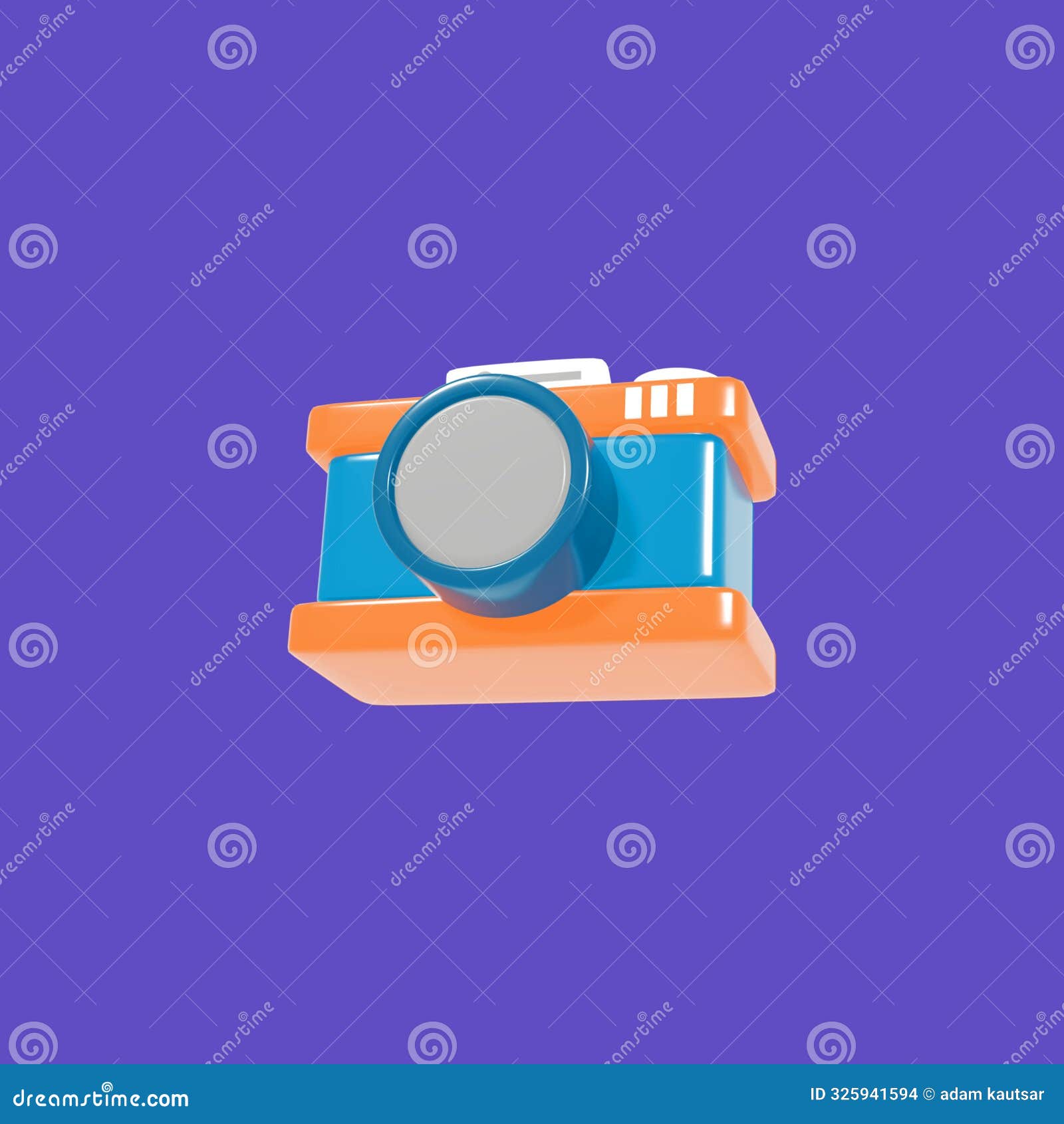 3d Shape of Camera Illustration Stock Illustration - Illustration of ...