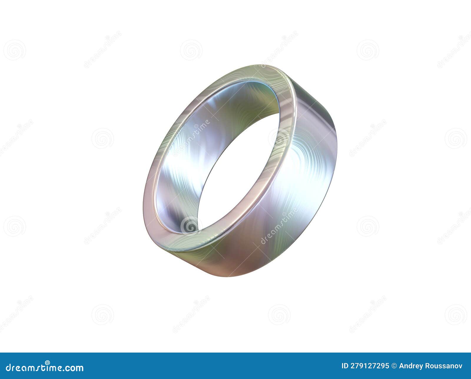 3d Shape, Rainbow Geometric Figure. 3d Render. Stock Illustration ...