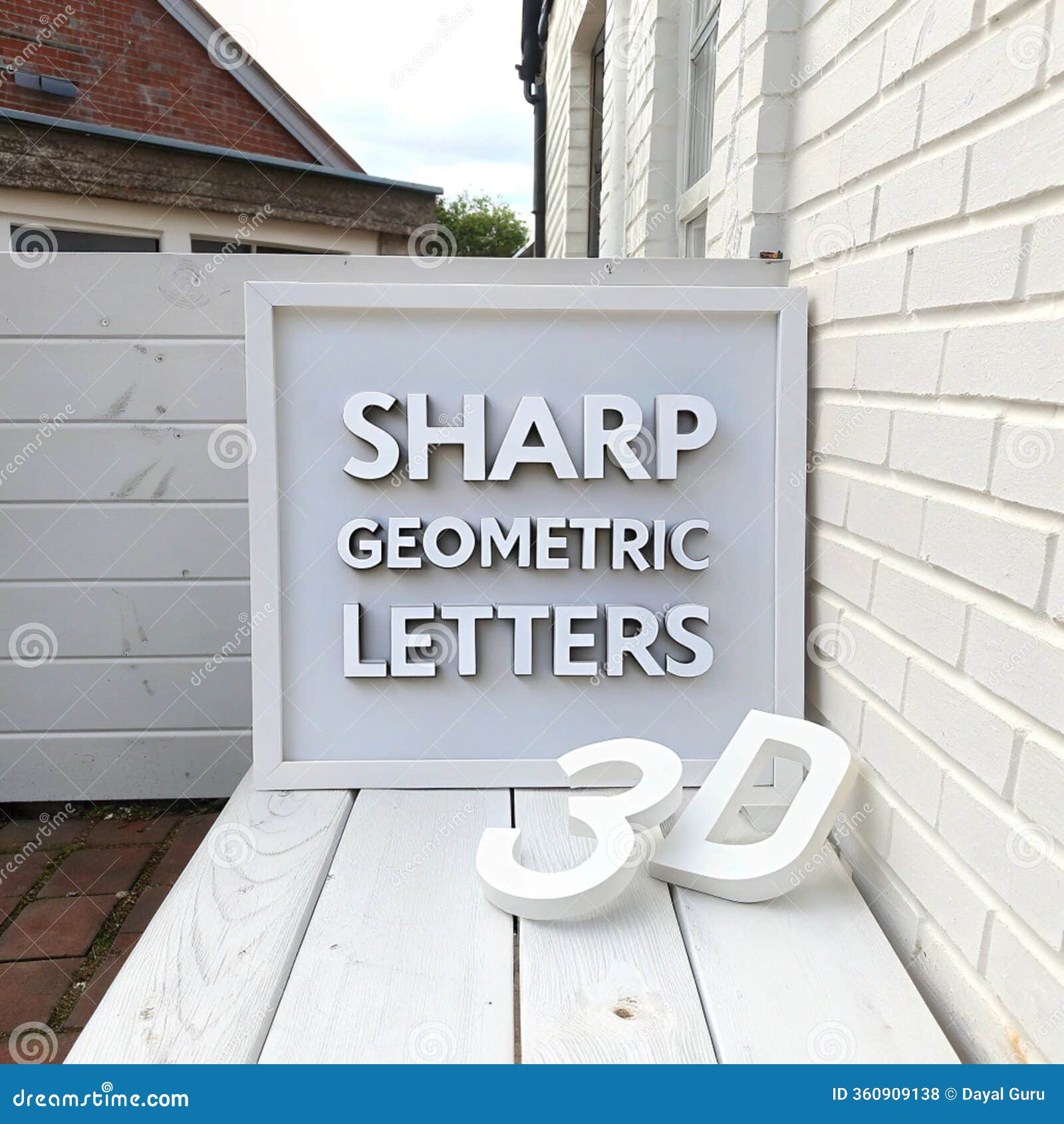 3D Sharp Geometric Letters Isolated on Transparent Background Stock ...