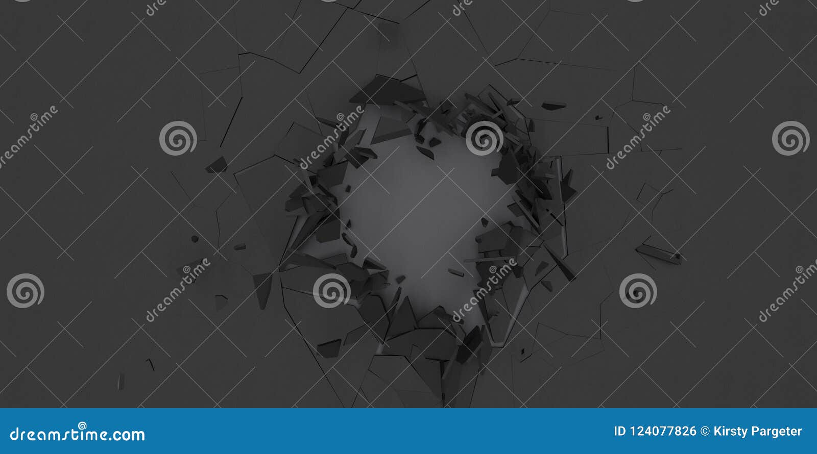 3D Shatter Abstract Wallpaper Background Stock Illustration ...