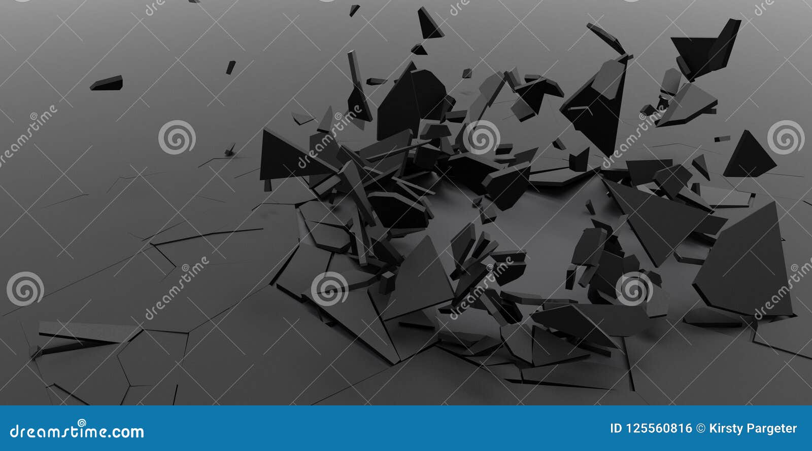 3D Shatter Abstract Wallpaper Background Editorial Photo - Image of ...