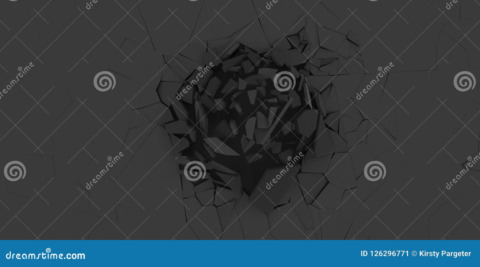 3D Shatter Abstract Wallpaper Background Stock Illustration ...