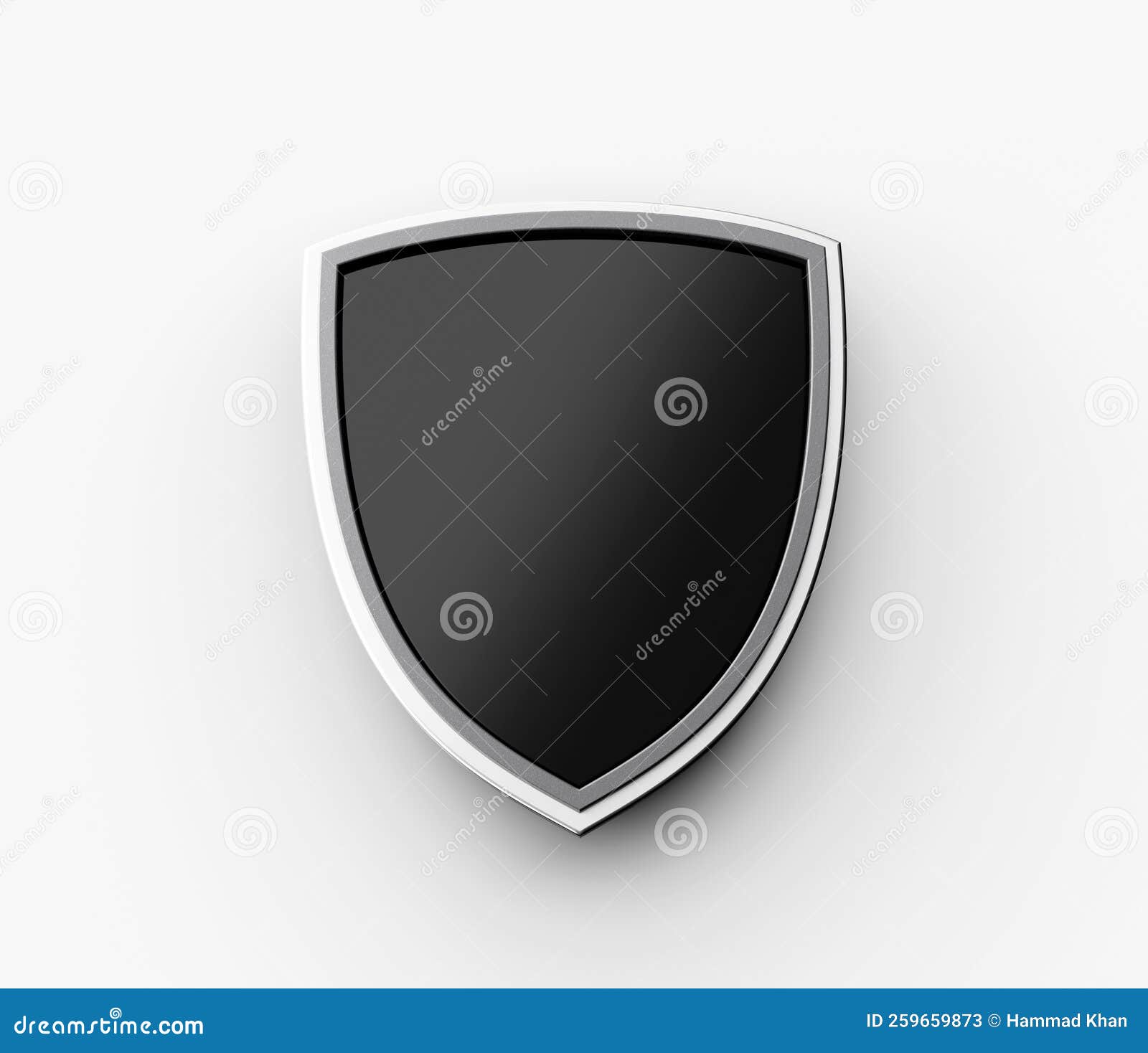 3D Shield, Black Shield, Metal Shield, Silver Shield 3d Illustration ...