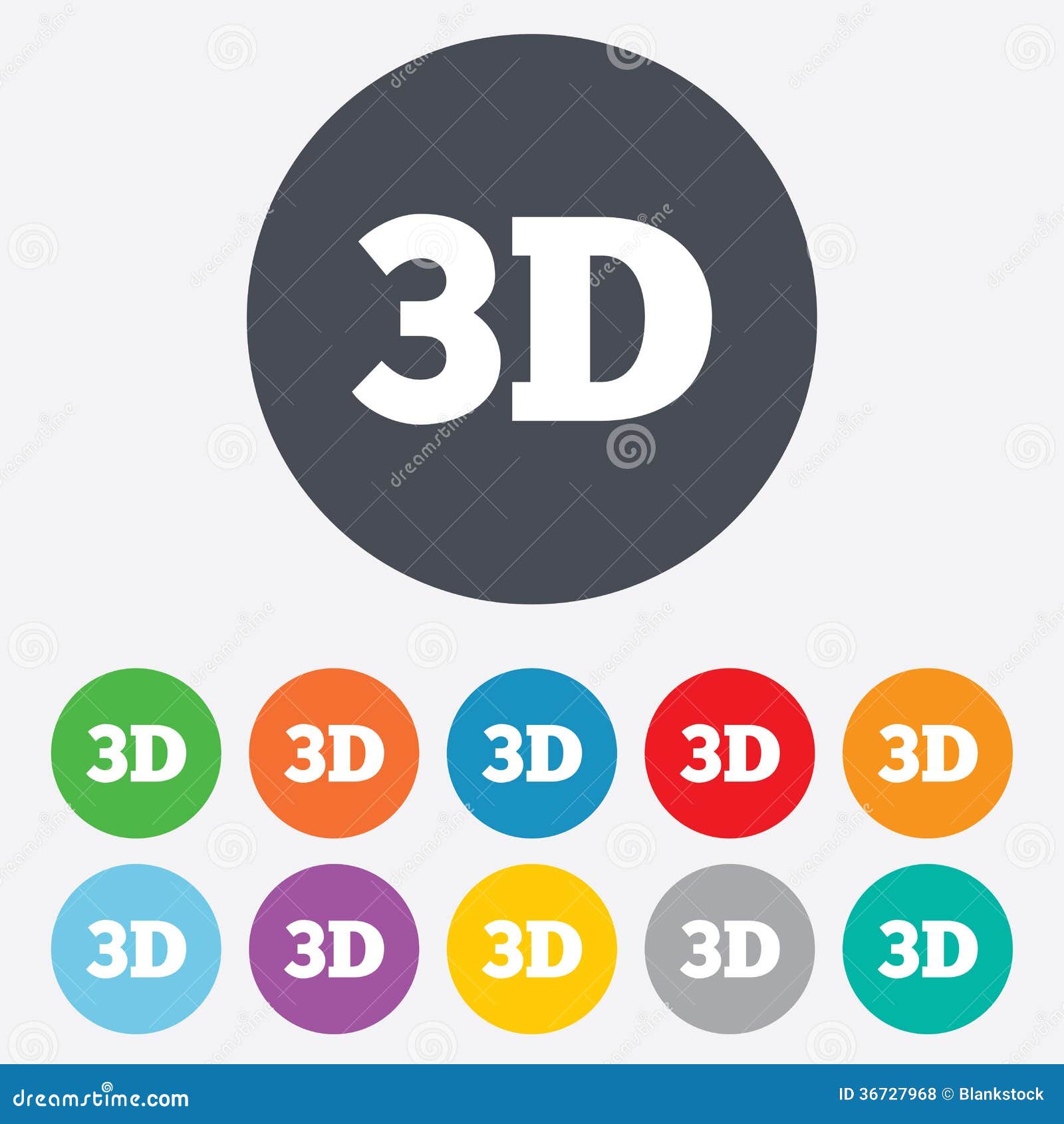 3D Sign Icon. 3D New Technology Symbol Stock Vector - Illustration of ...