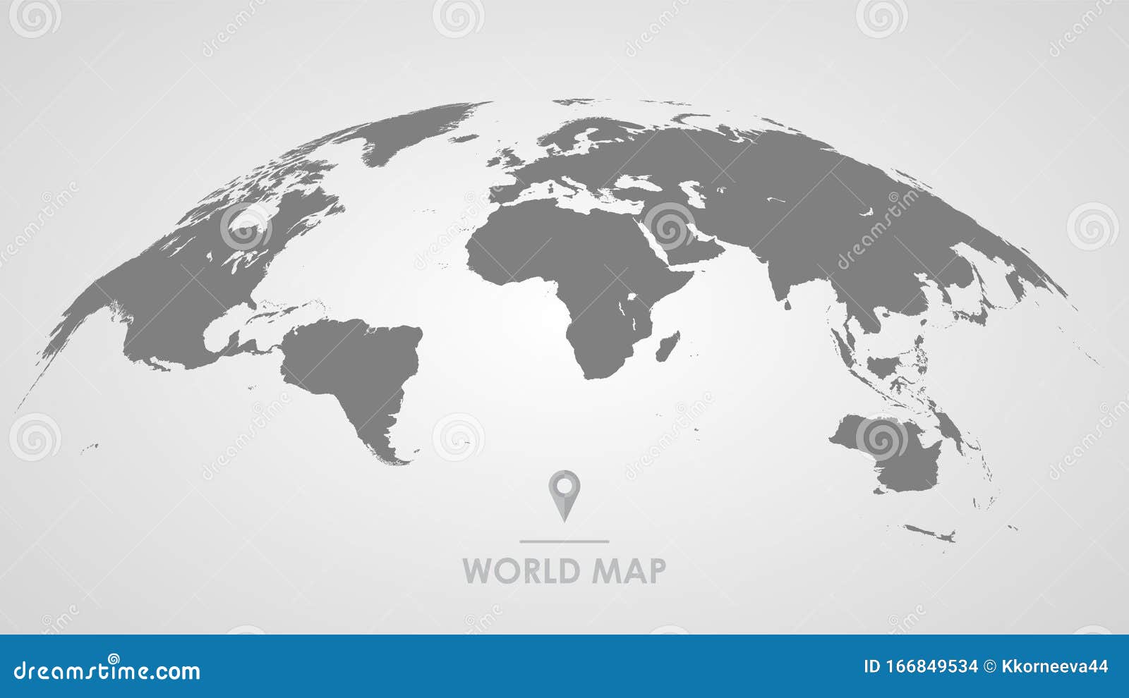 3d Silhouette of a Global World Map, Sphere with Continents and Islands ...
